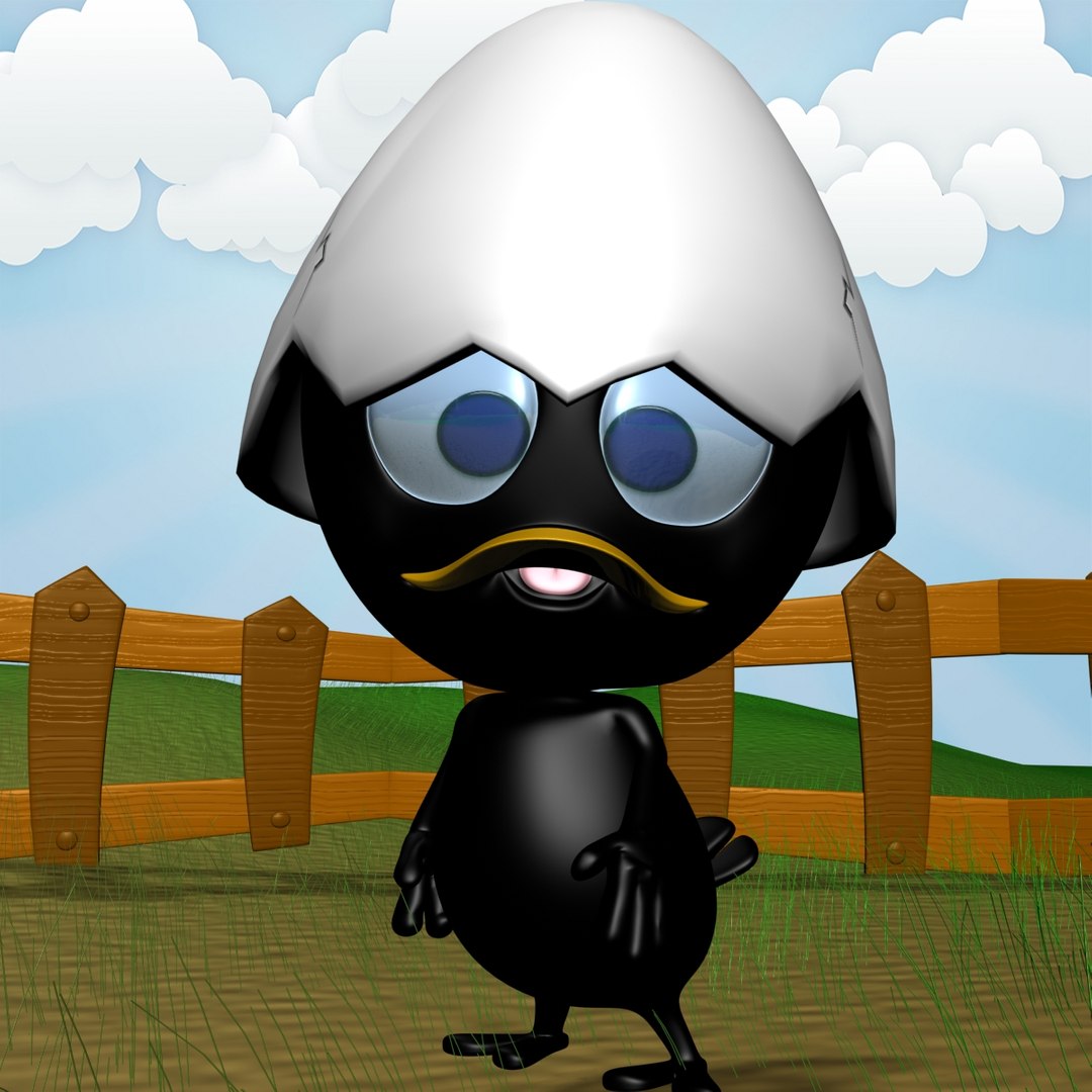 3d Model Rigged Calimero