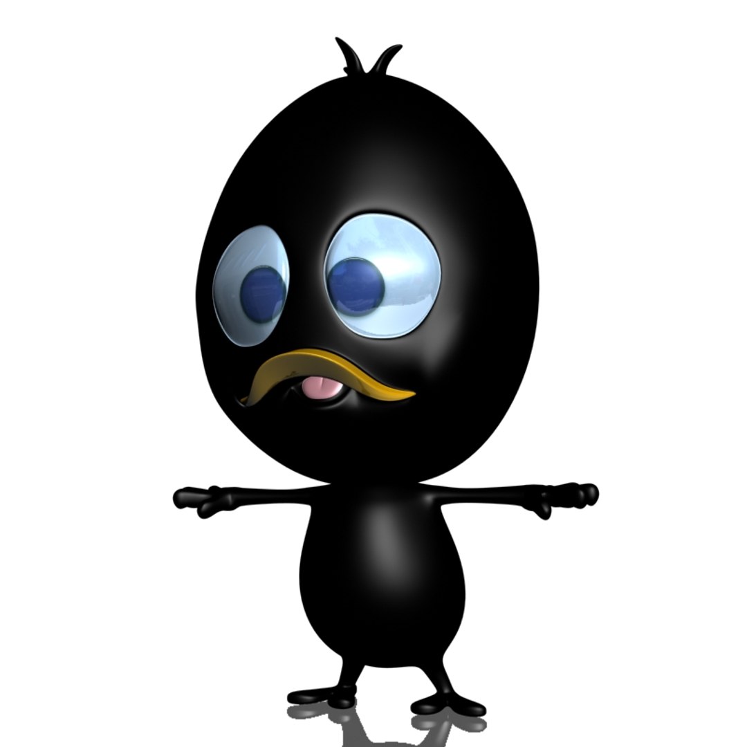 3d Model Rigged Calimero