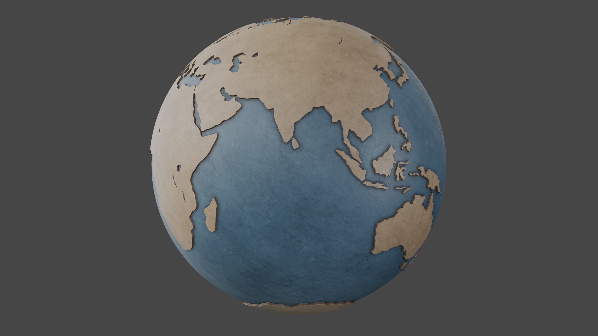 3D Model Globe Ocean - TurboSquid 1574908