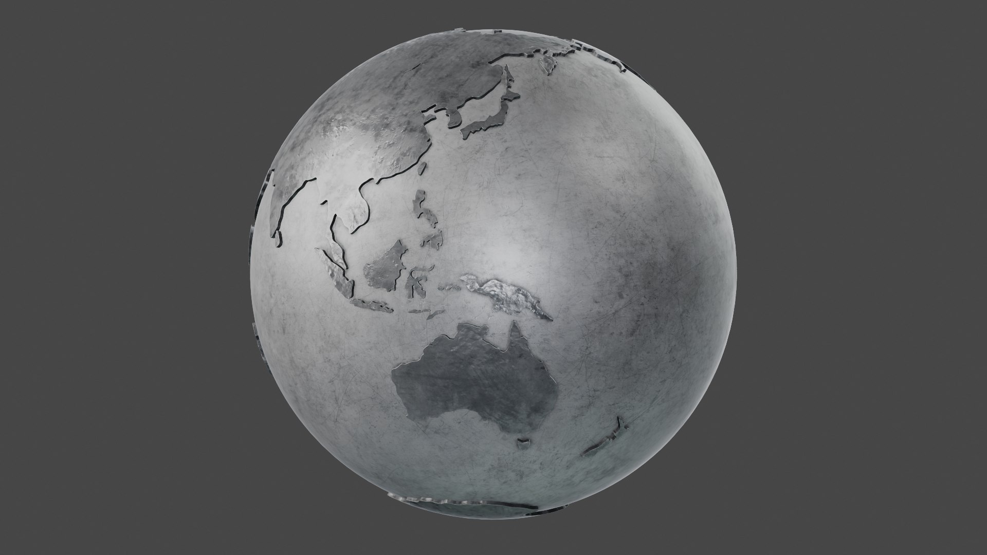 3D Model Globe Ocean - TurboSquid 1574908