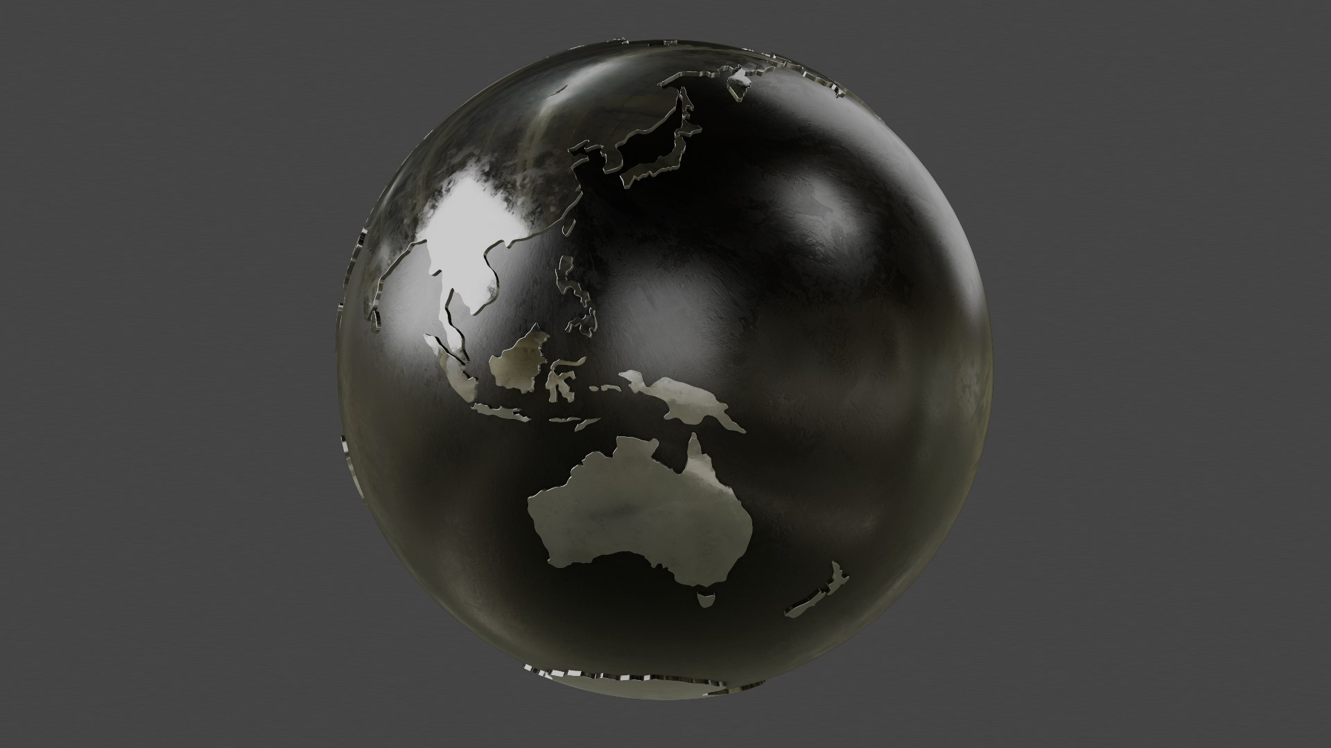 3D Model Globe Ocean - TurboSquid 1574908