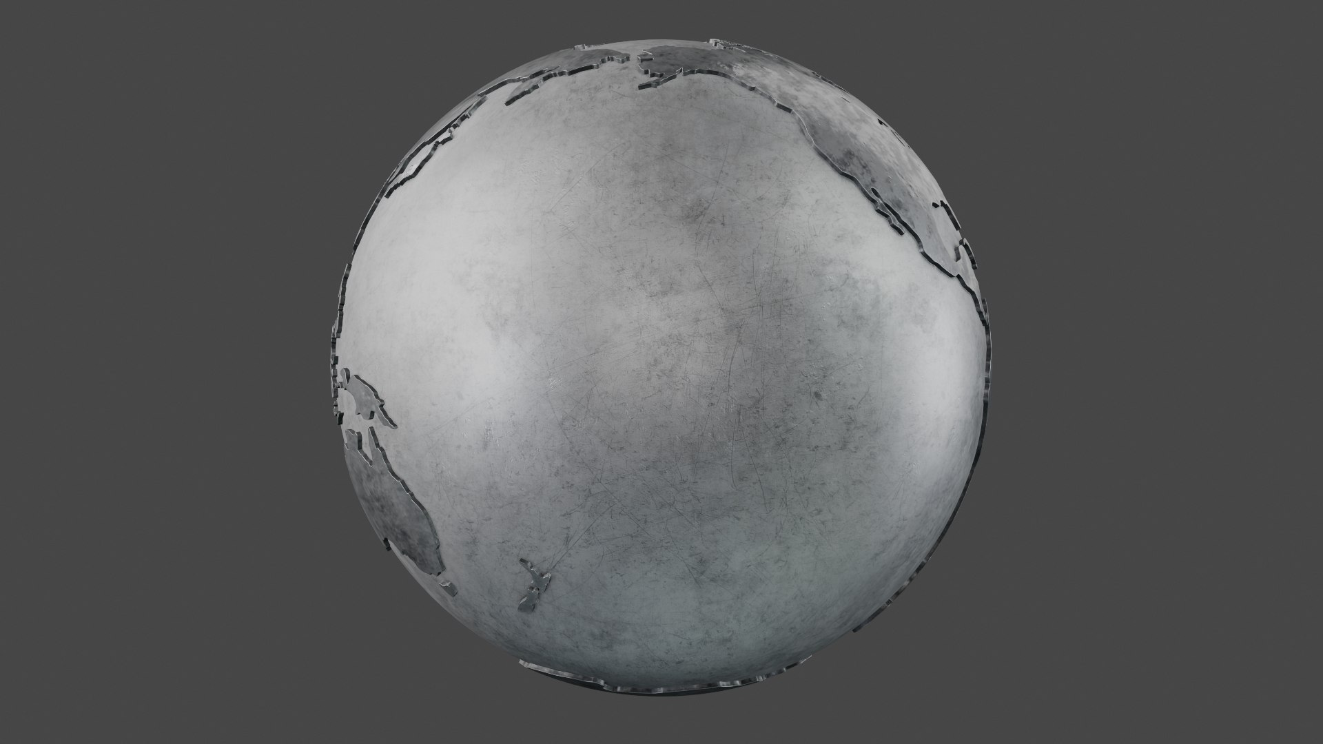 3D Model Globe Ocean - TurboSquid 1574908