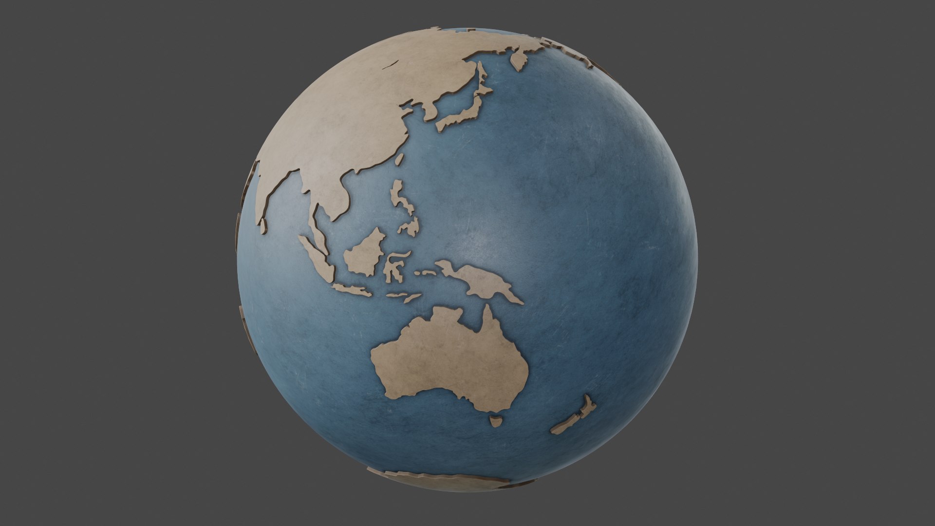 3D Model Globe Ocean - TurboSquid 1574908
