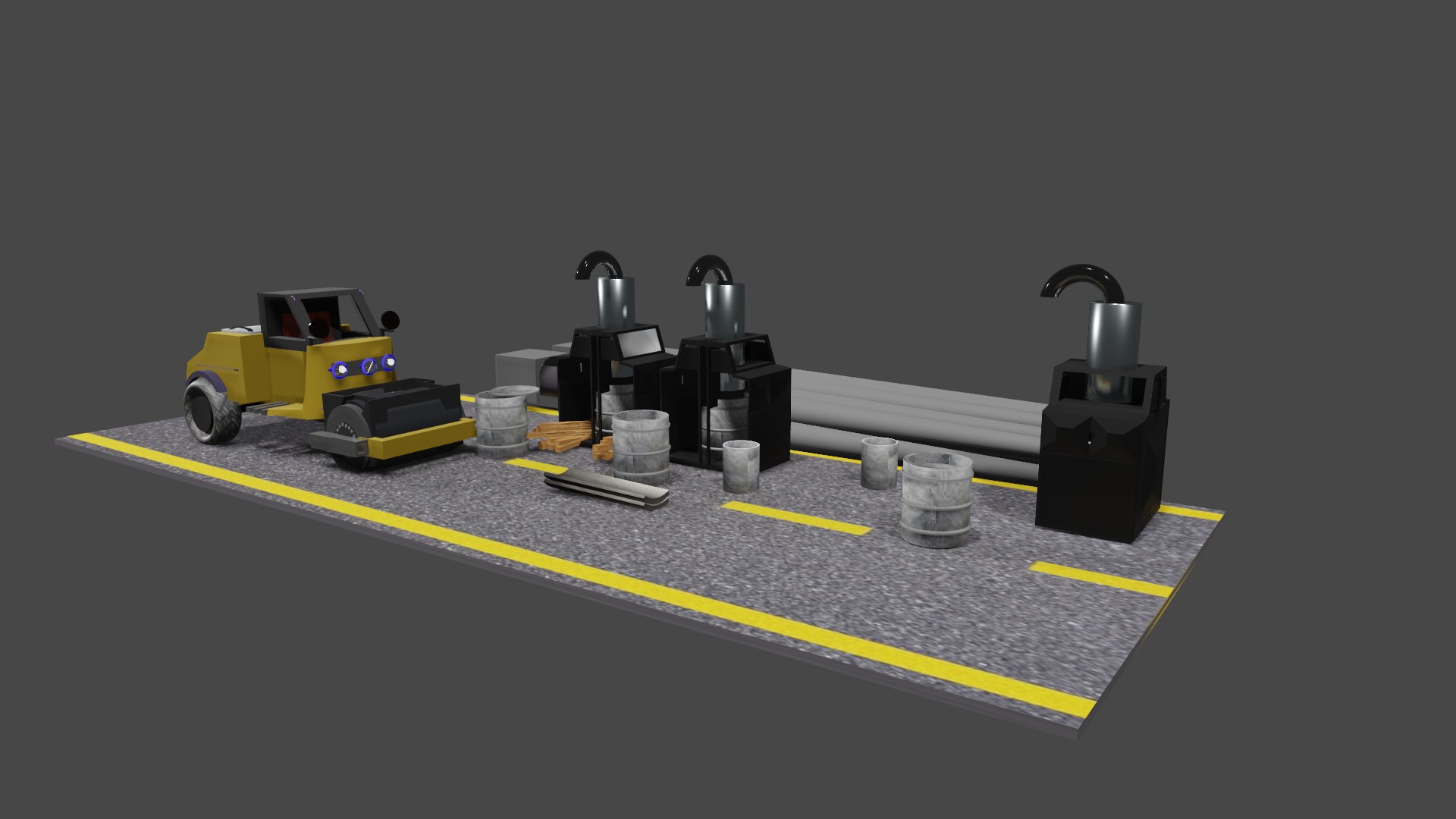 3D Infrastructure Road - TurboSquid 2029416