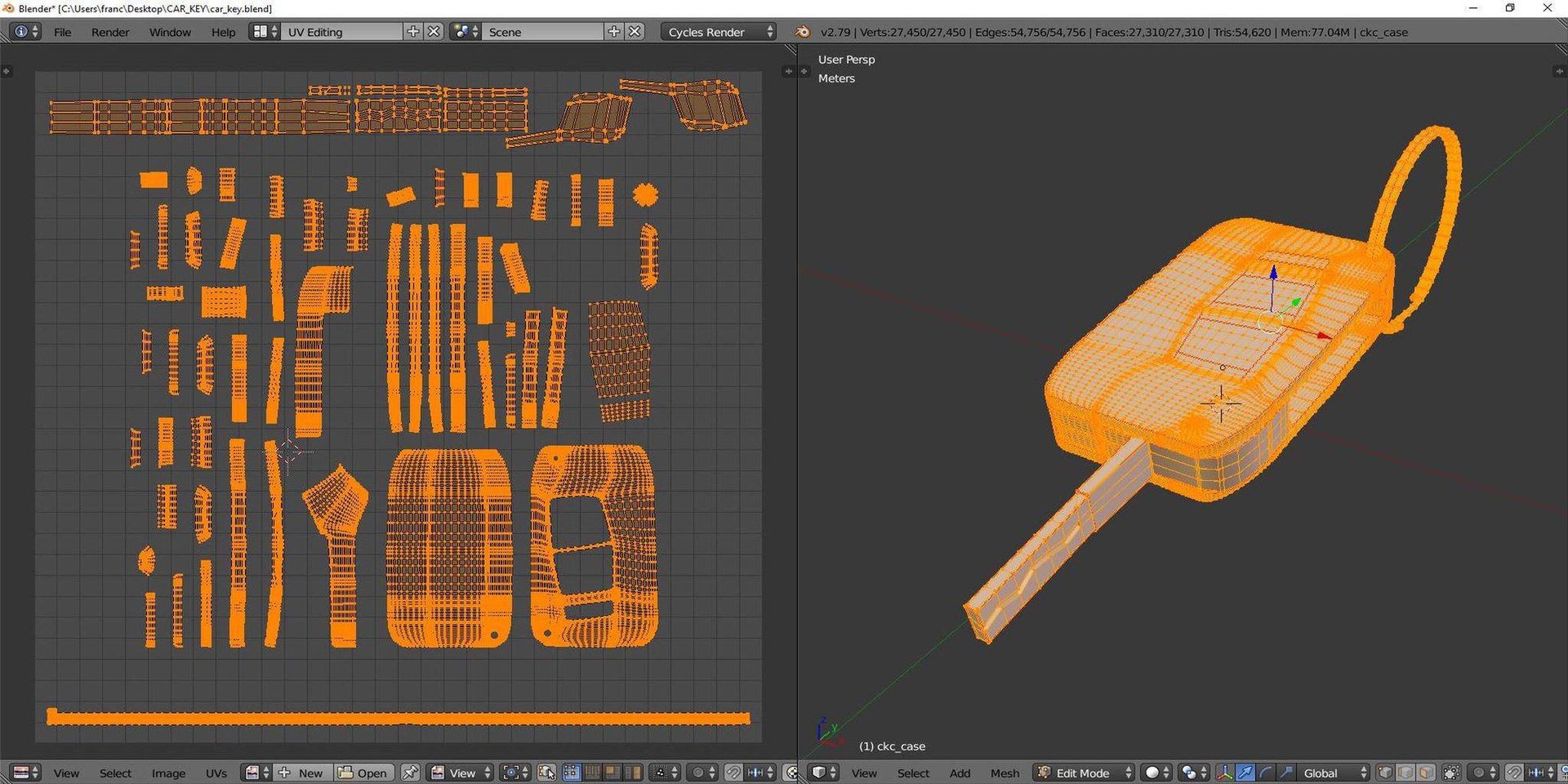 3D Car Key - TurboSquid 1155333