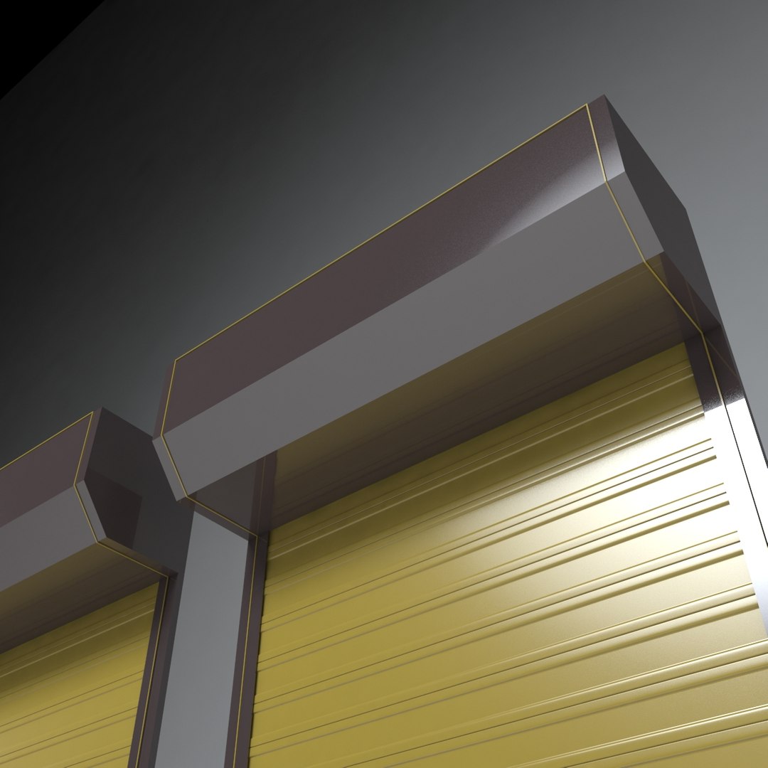 Shutter Garage 3D Model - TurboSquid 1274498