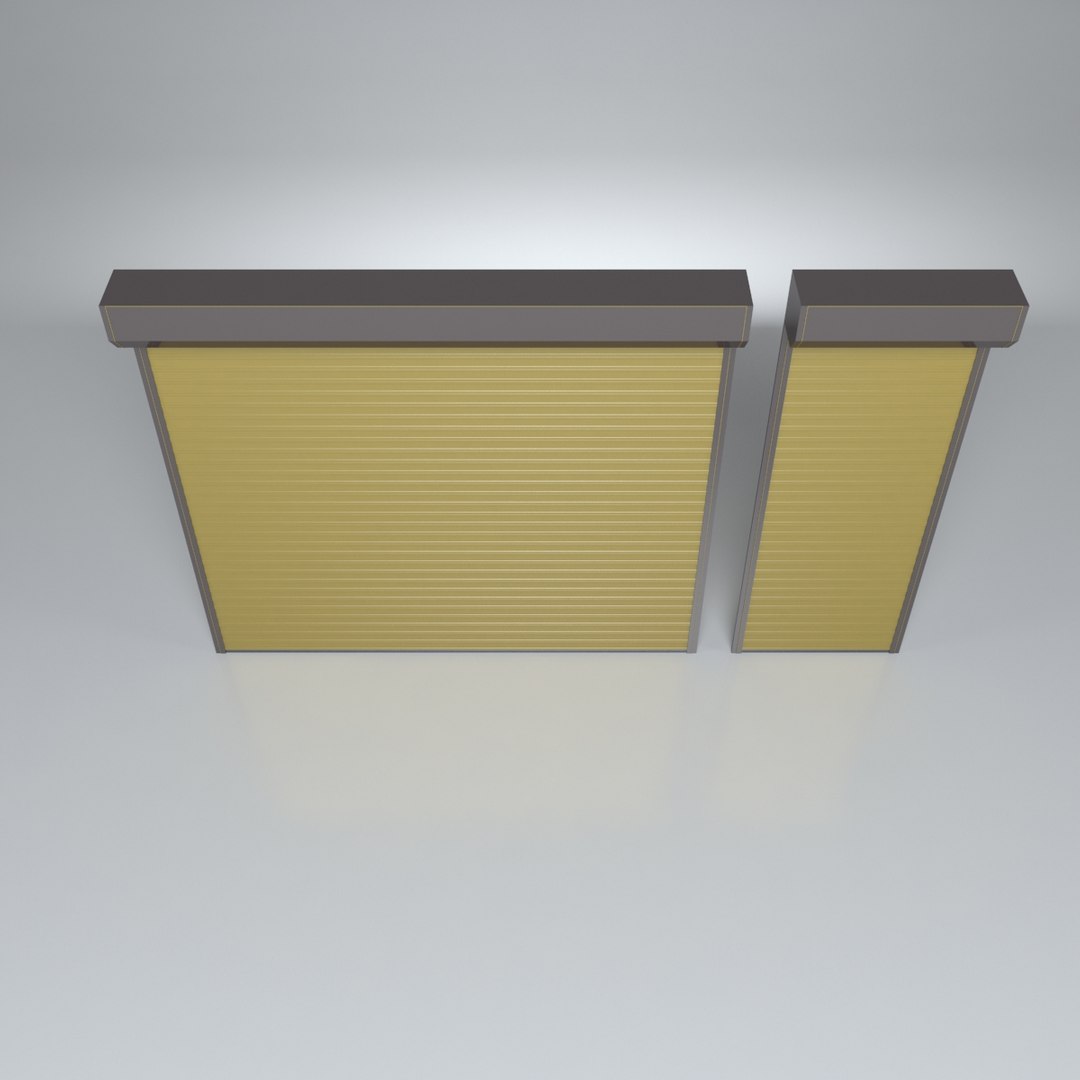 Shutter Garage 3D Model - TurboSquid 1274498