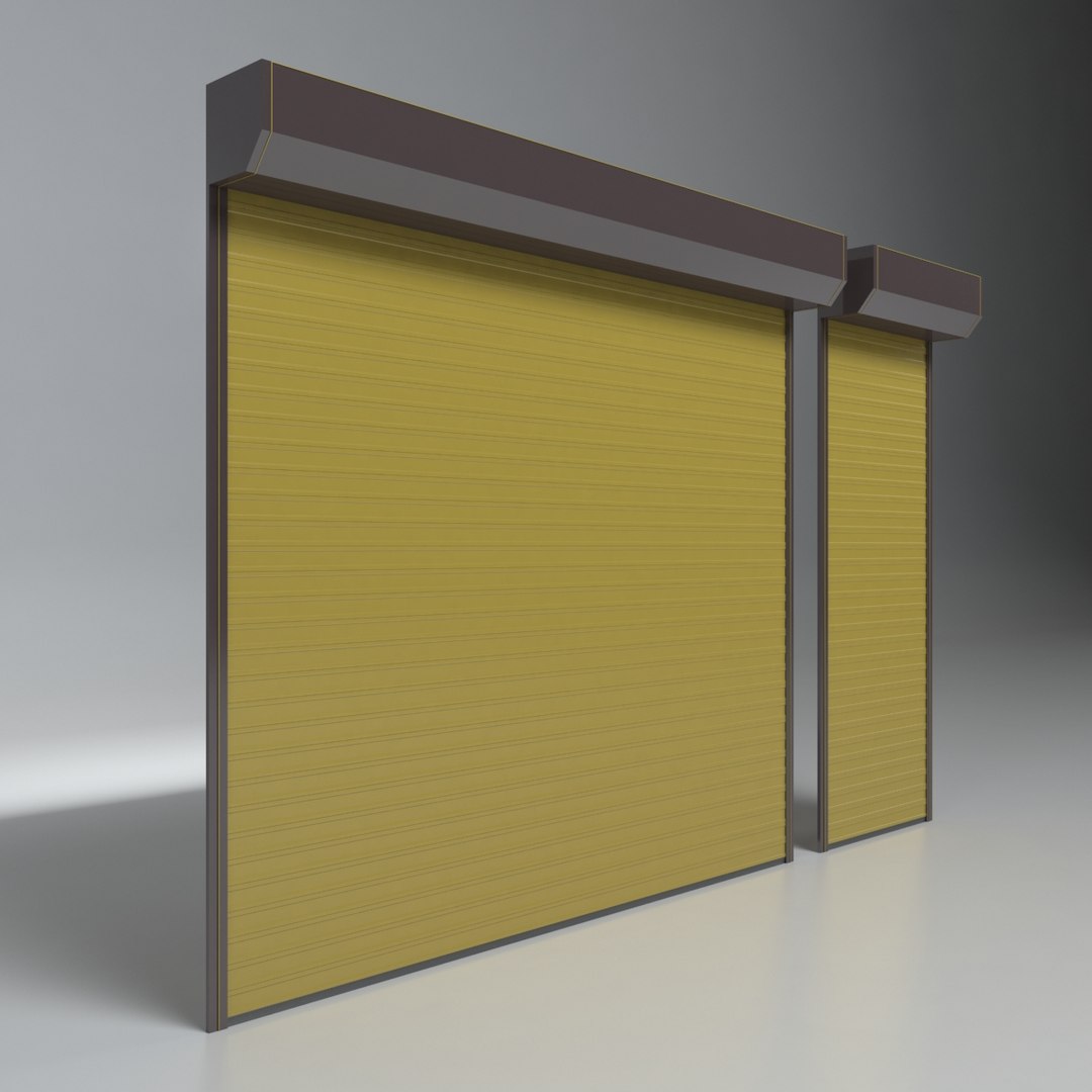 Shutter Garage 3D Model - TurboSquid 1274498
