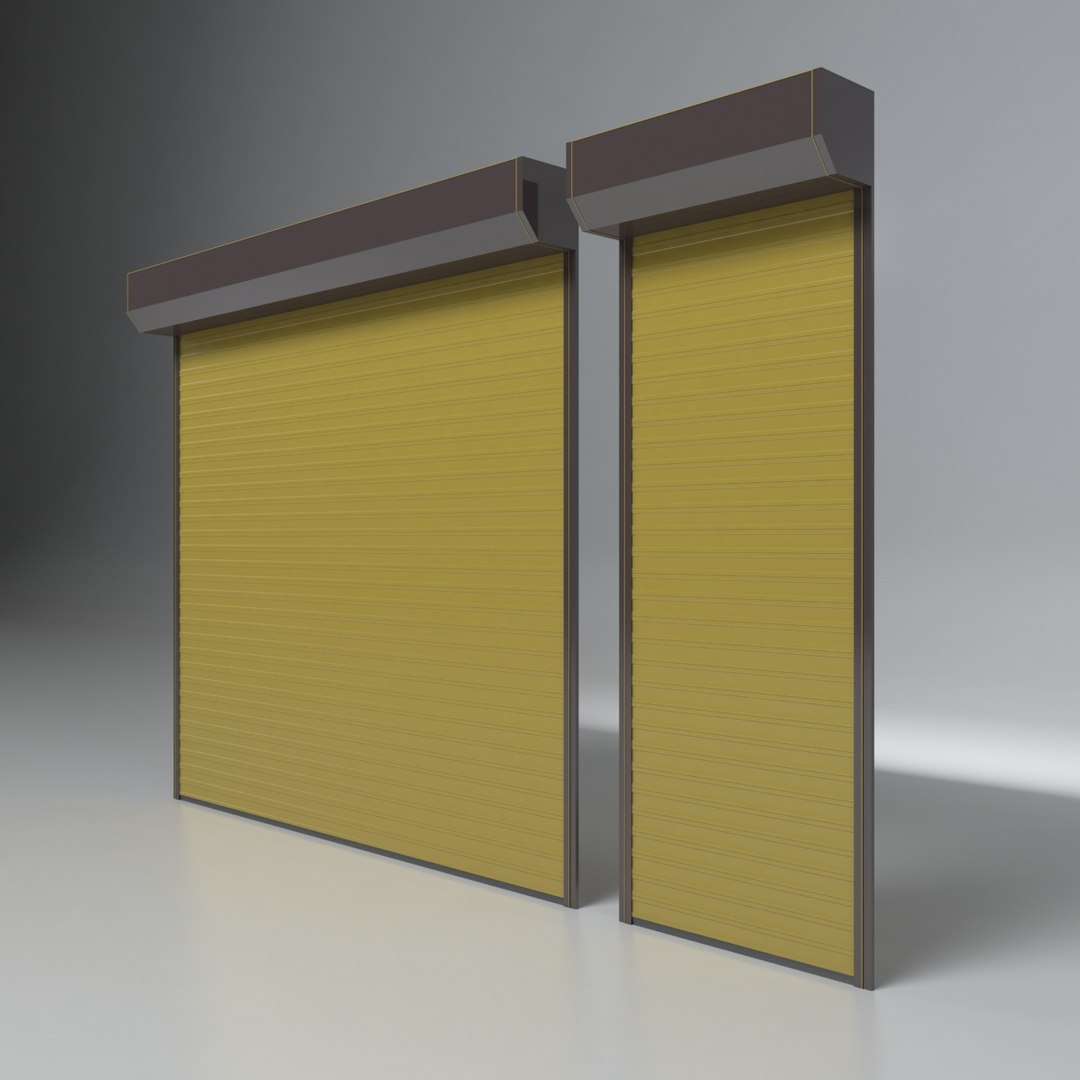 Shutter Garage 3D Model - TurboSquid 1274498