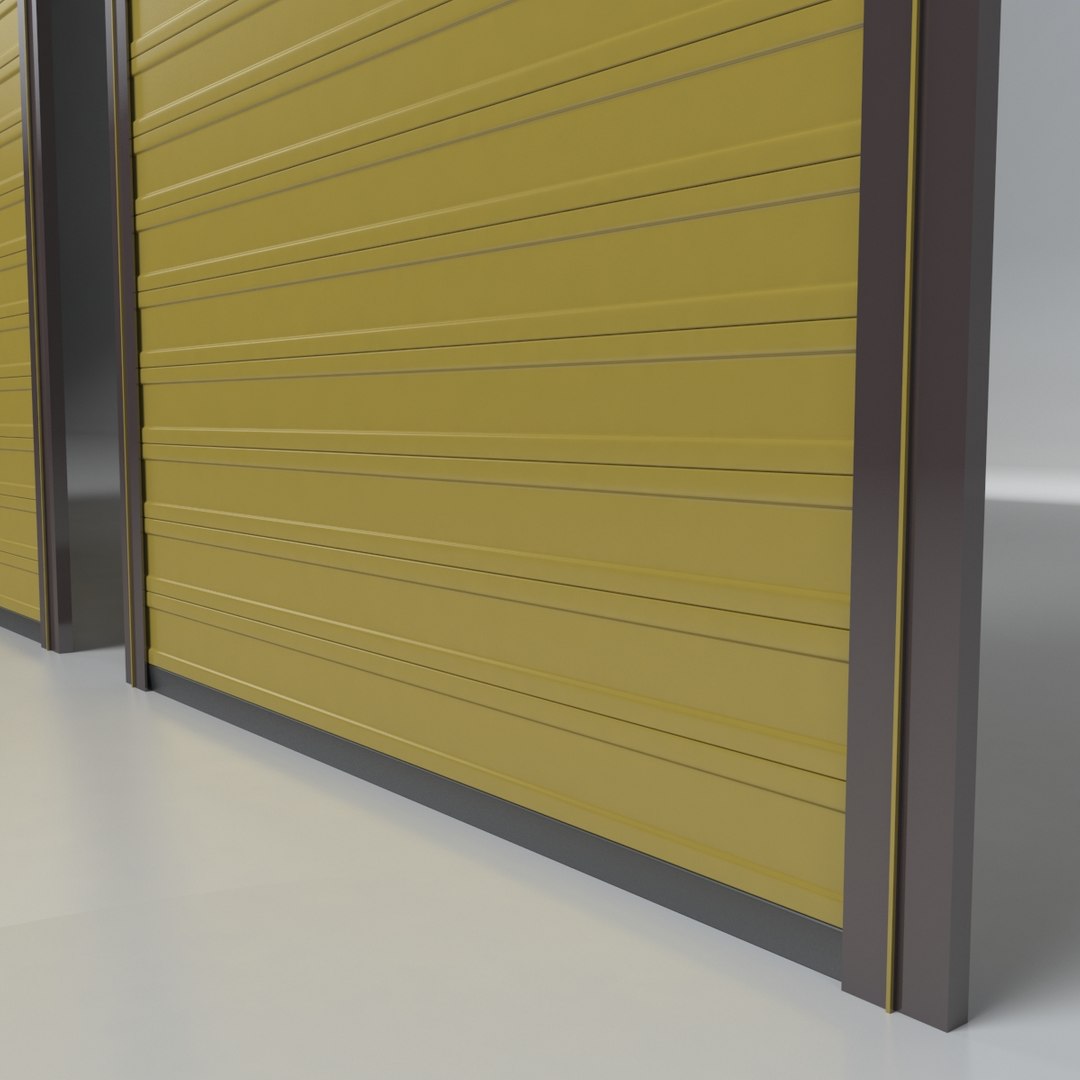 Shutter Garage 3D Model - TurboSquid 1274498
