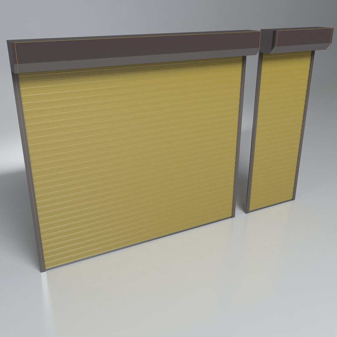 Shutter Garage 3D Model - TurboSquid 1274498