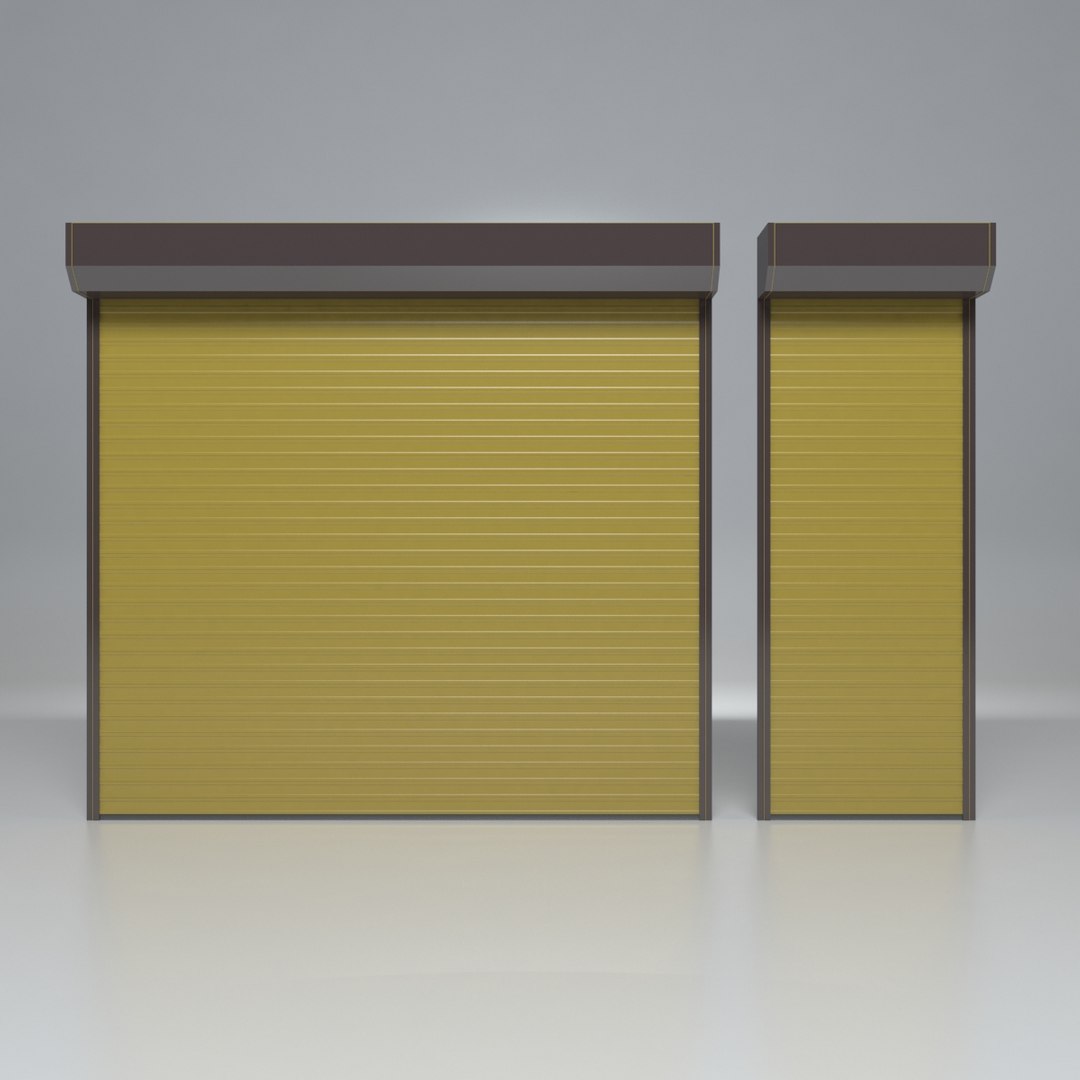 Shutter Garage 3D Model - TurboSquid 1274498