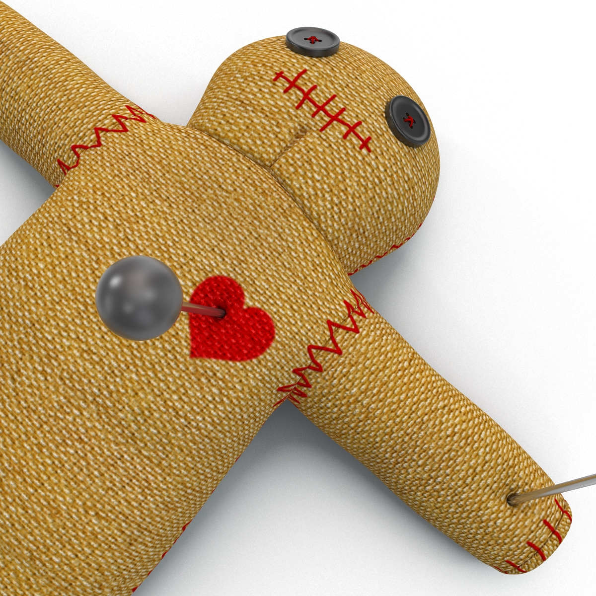 voodoo doll 3d model