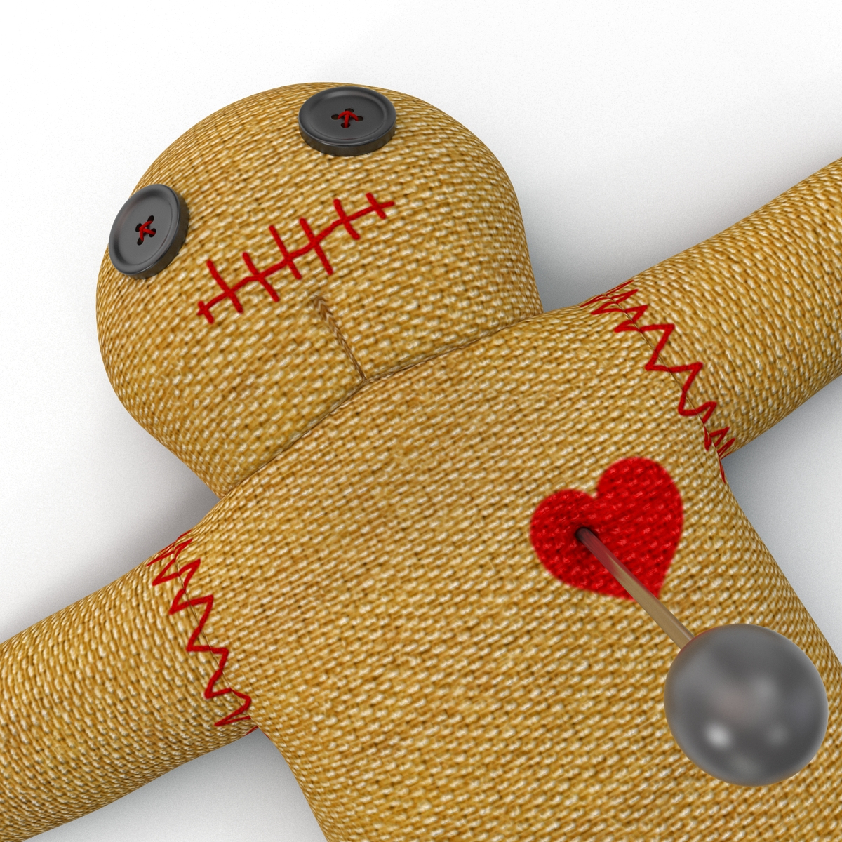 voodoo doll 3d model