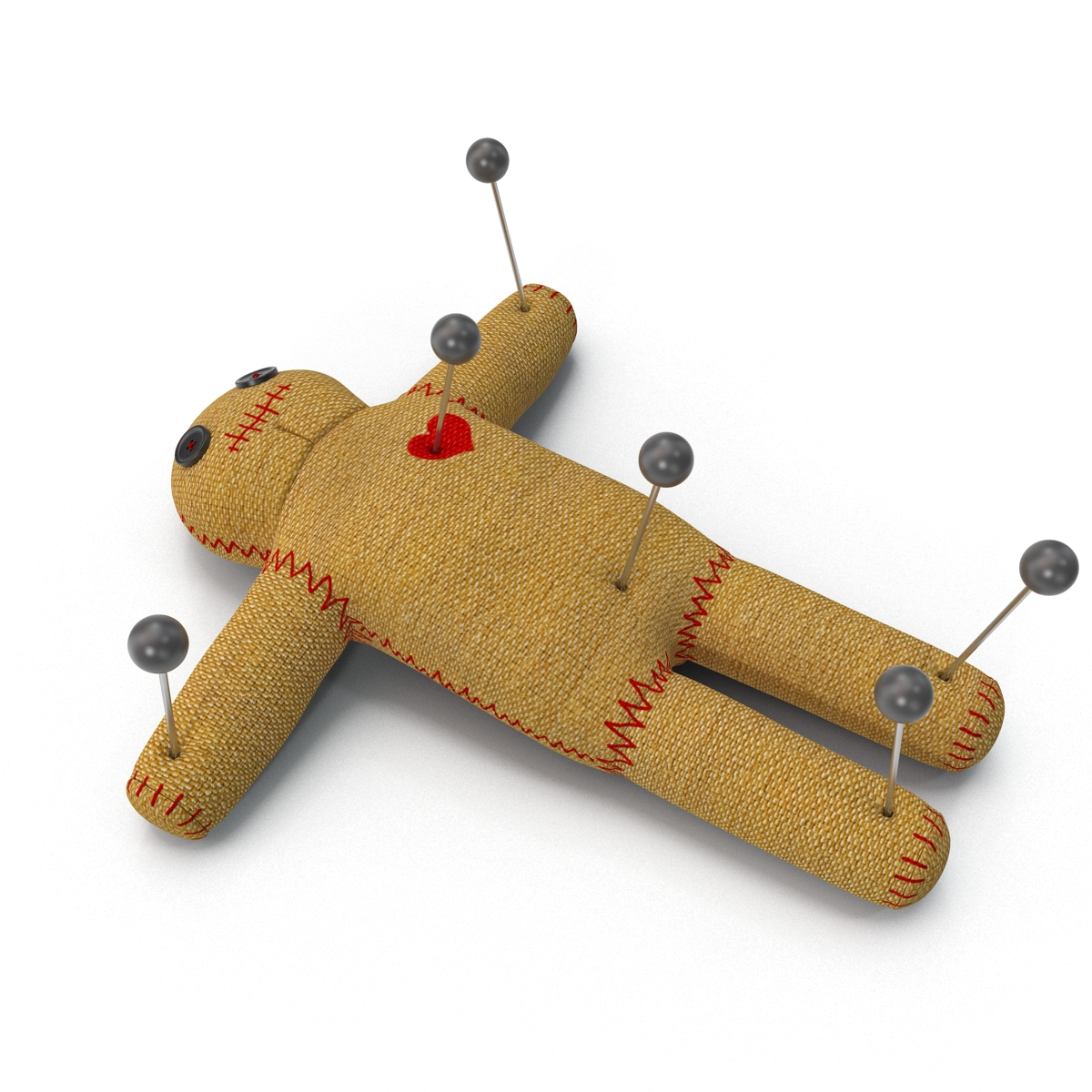 voodoo doll 3d model