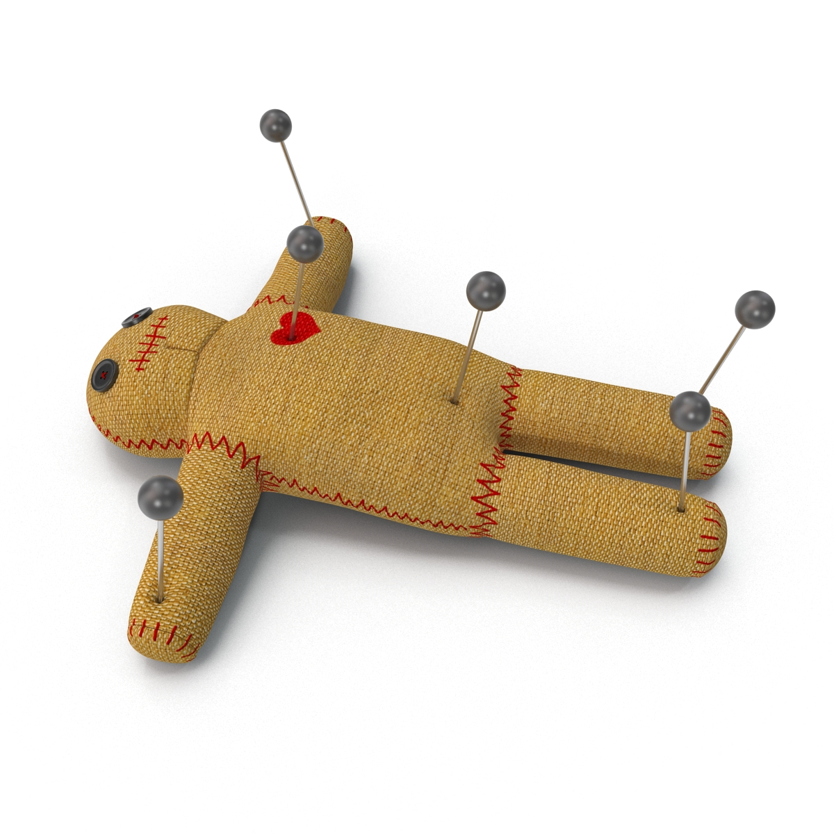 voodoo doll 3d model