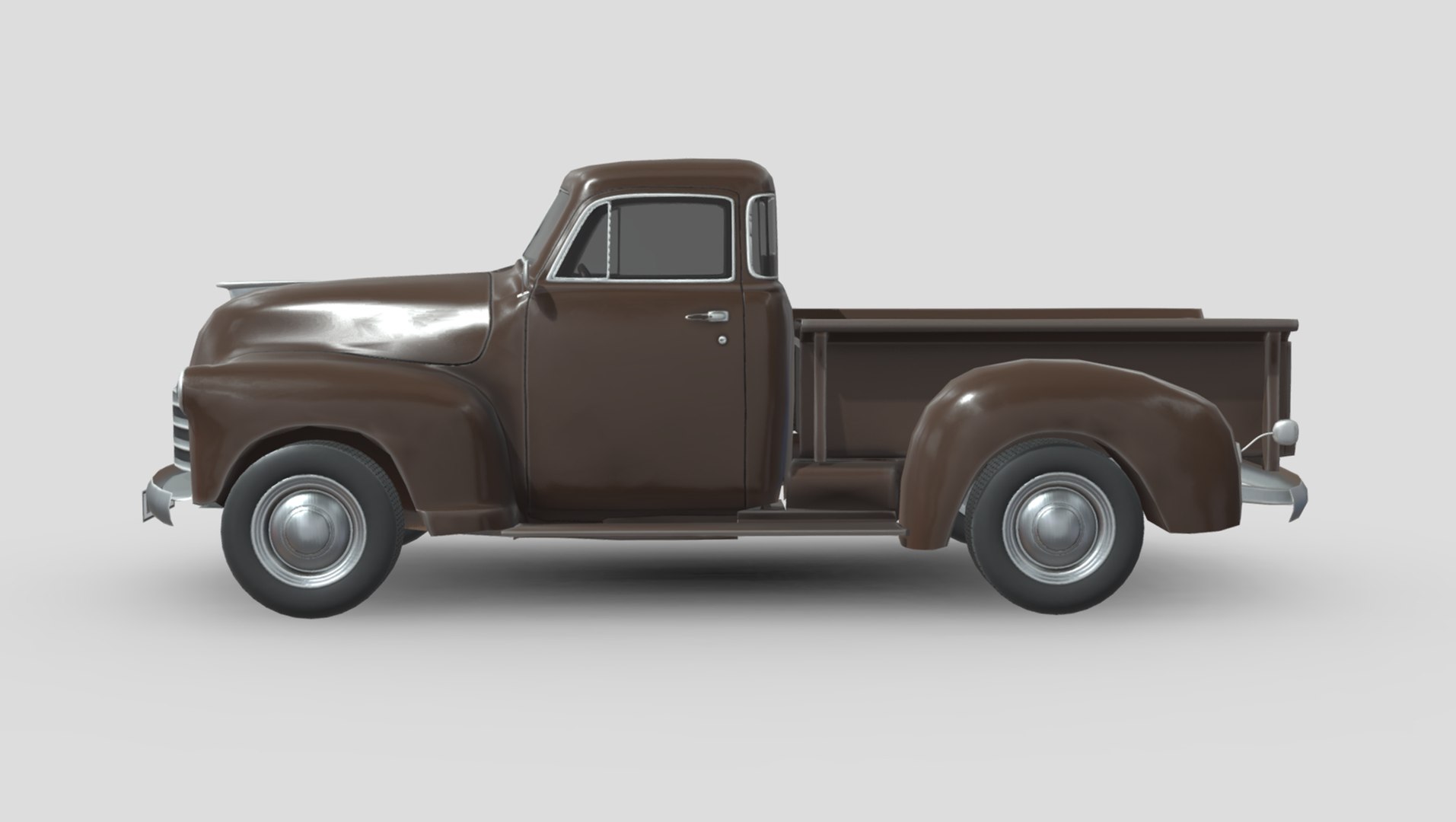 Chevrolet 3100 Pickup 1951 3D Model - TurboSquid 2371646