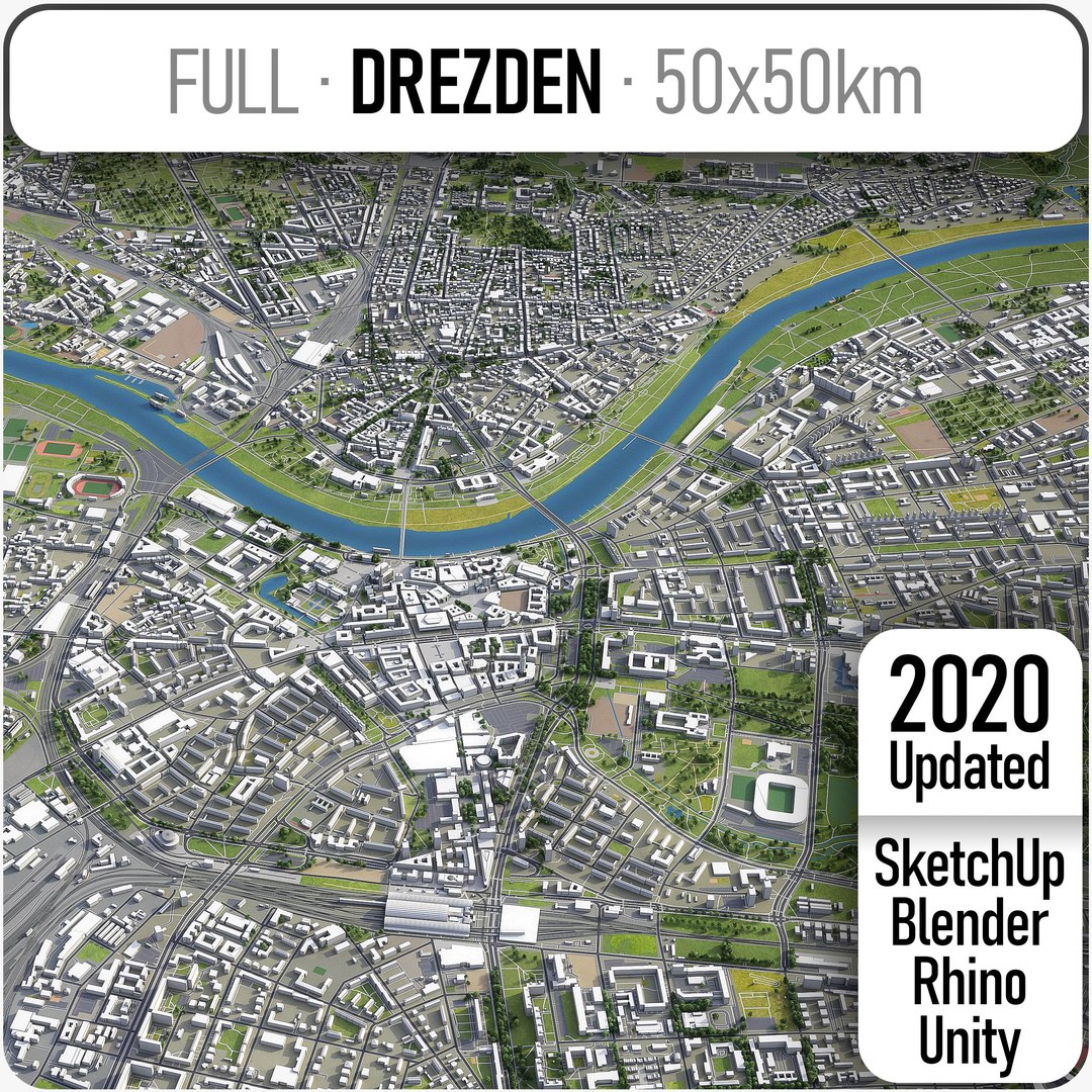 Drezden Surrounding - 3D - TurboSquid 1510468