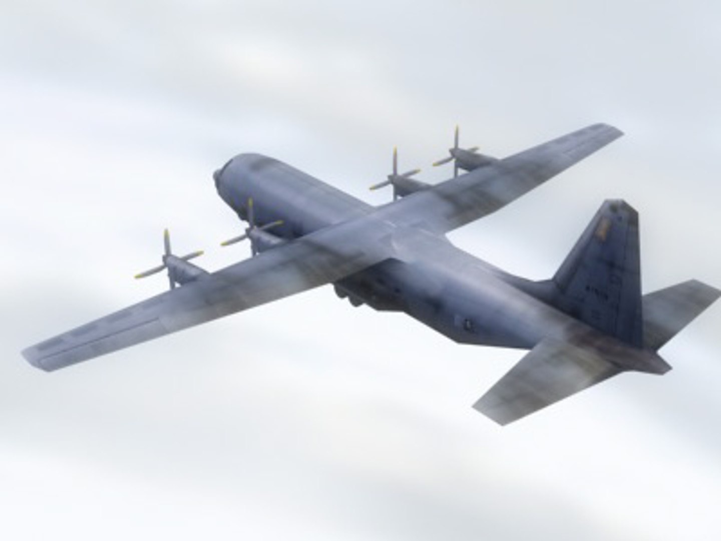 Spectre Gunship Airplane Aircraft 3d Model