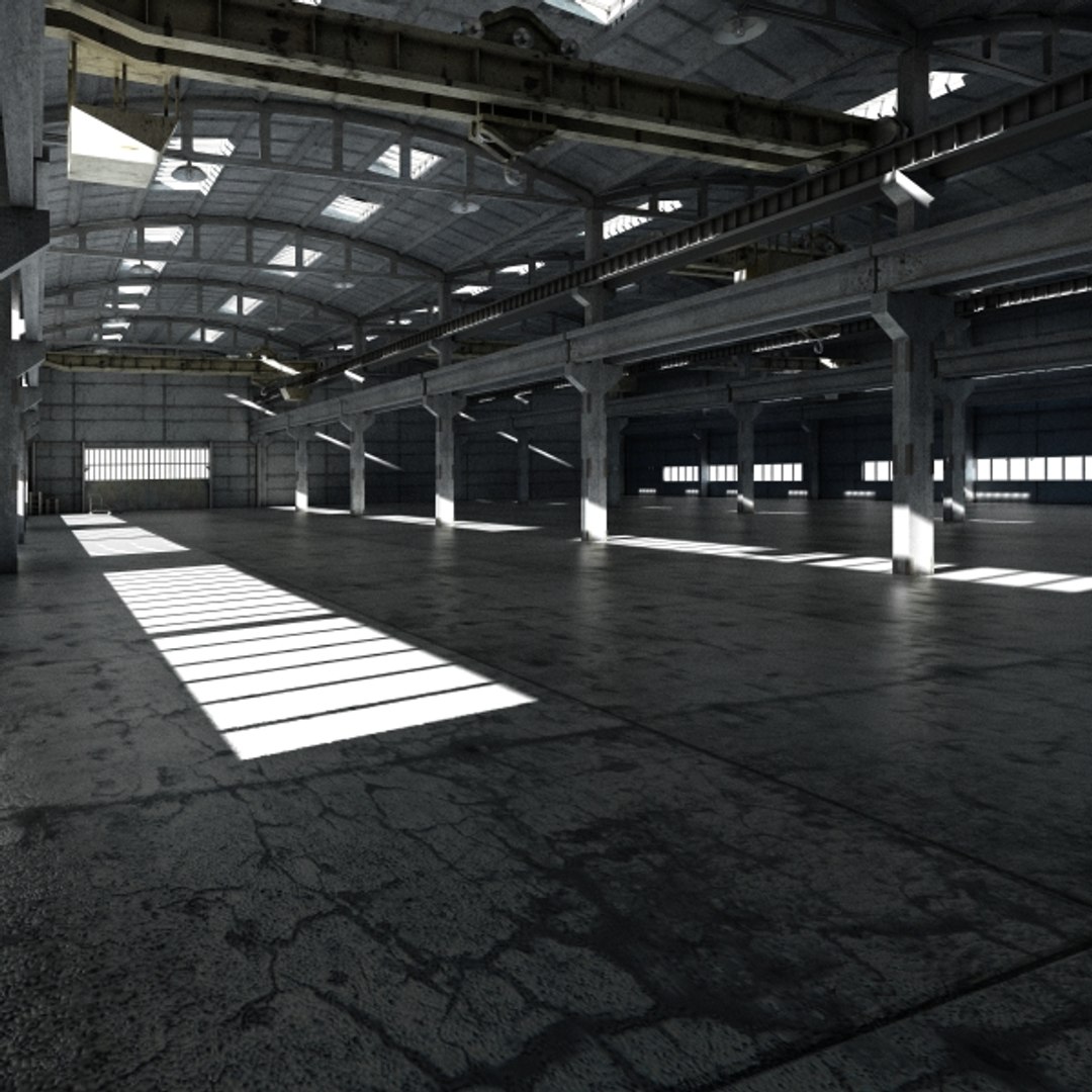 3d Model Factory Interior