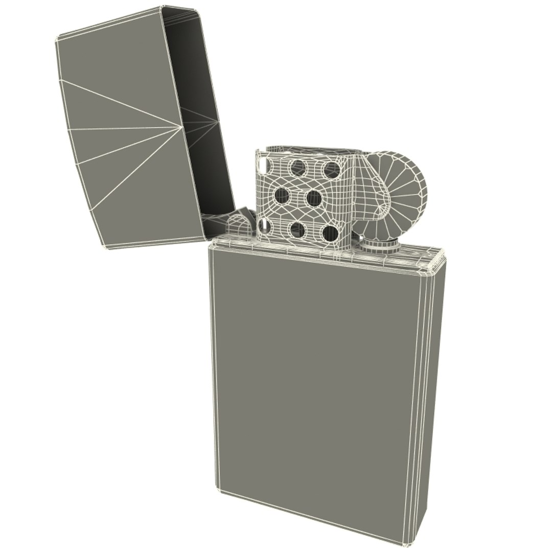 zippo lighter 3d model
