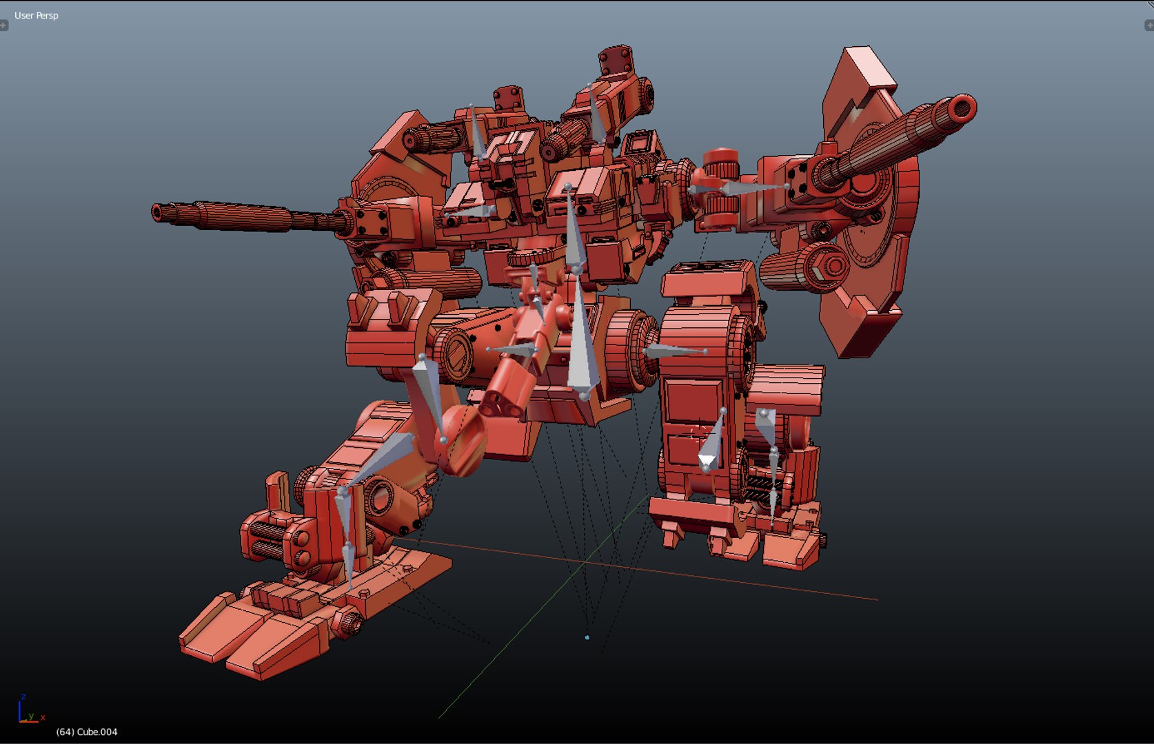 3D Model Robot Gun Armor - TurboSquid 1272439