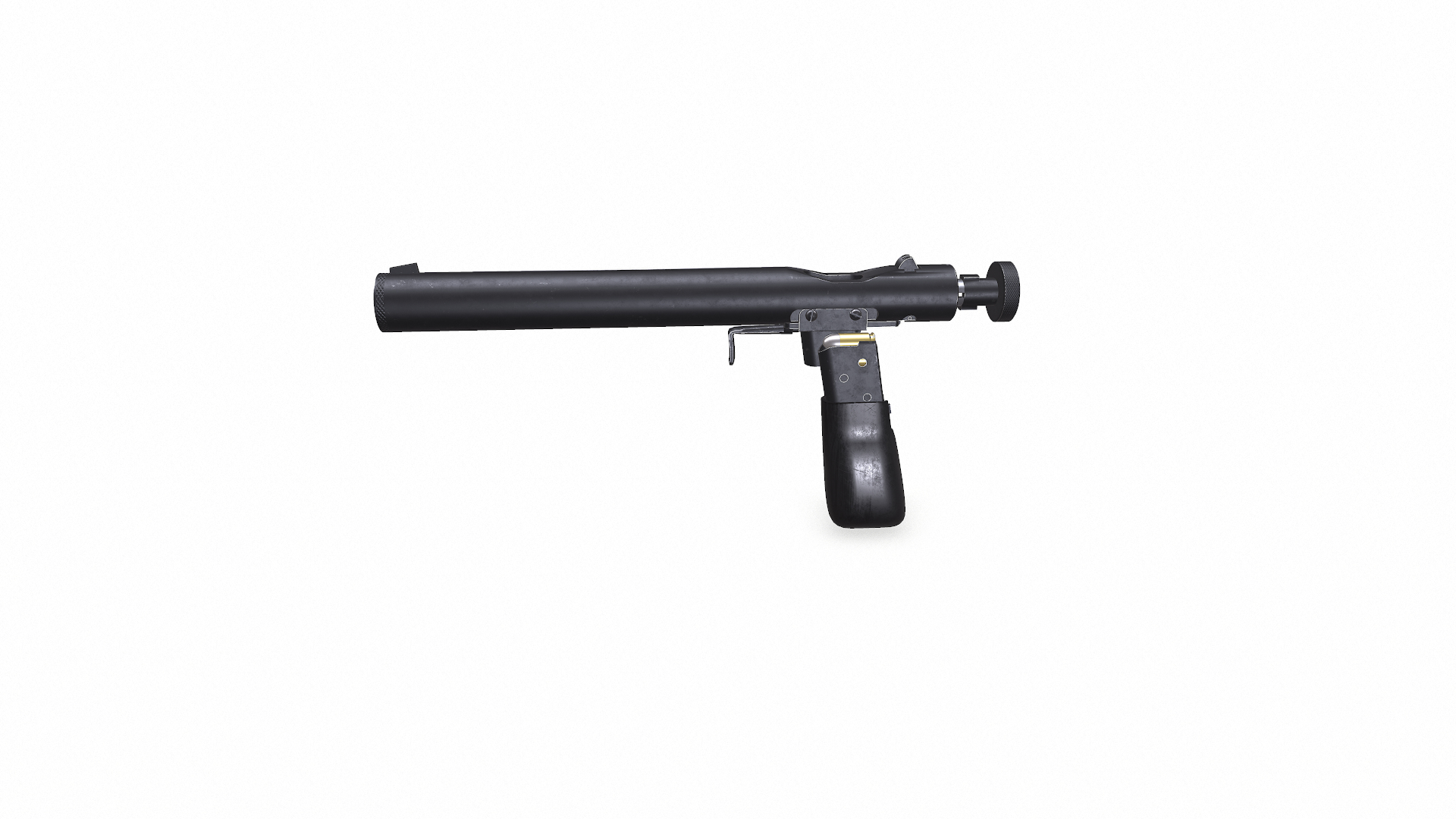 Welrod MK 2 Bolt Action Pistol Low-poly PBr Model - TurboSquid 2344579