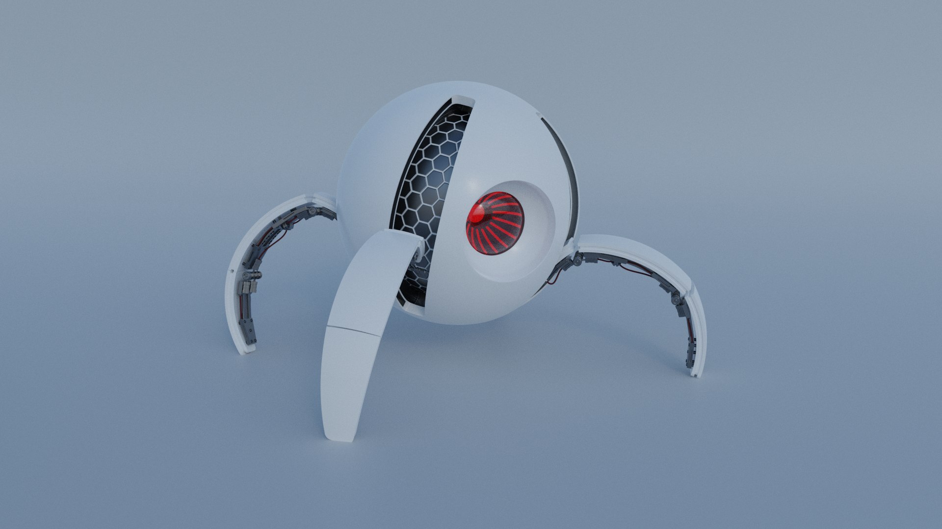 Recon Sci-fi Space Bug Robot 3D Model - TurboSquid 1297595