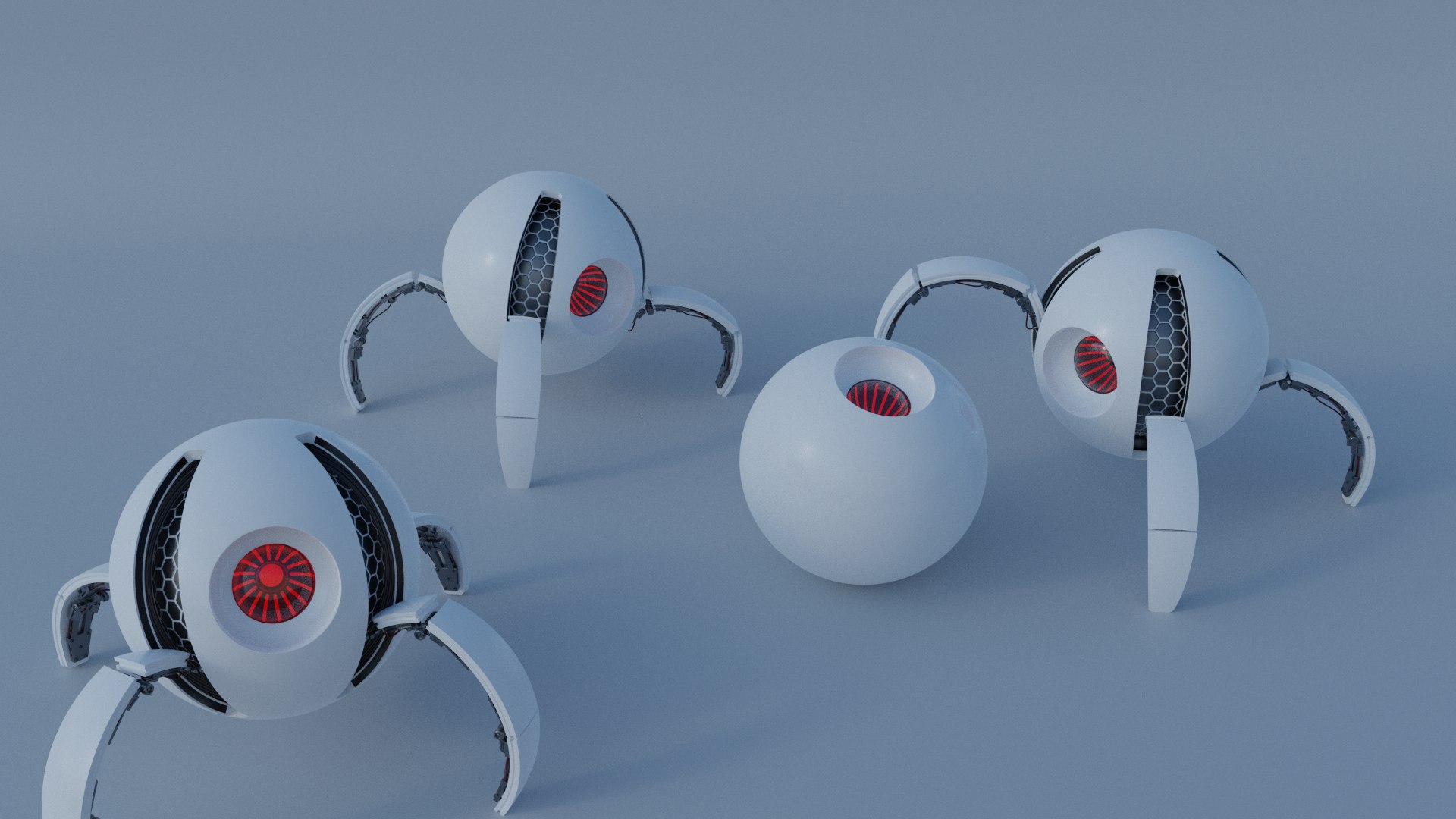 Recon Sci-fi Space Bug Robot 3D Model - TurboSquid 1297595