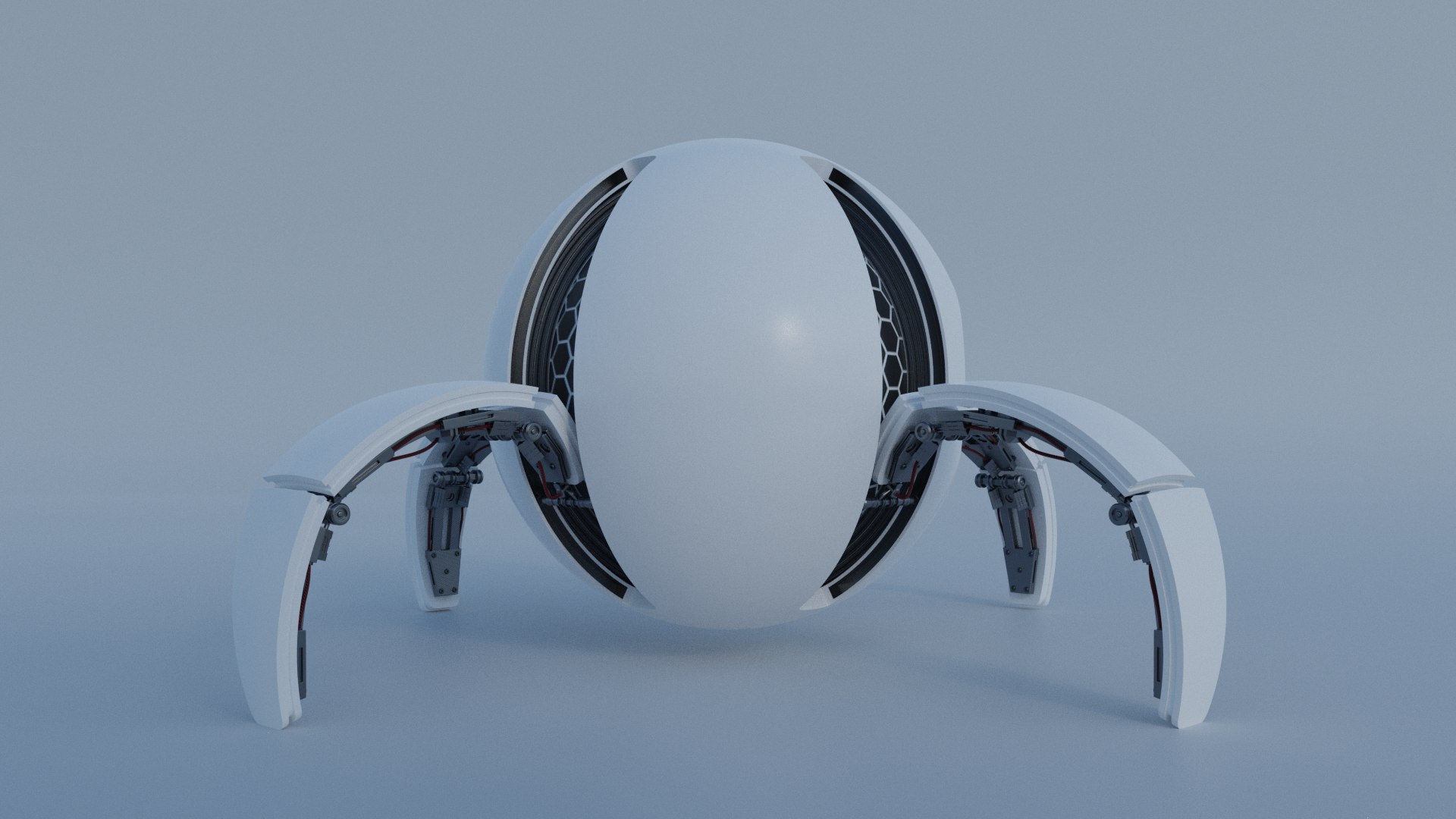 Recon Sci-fi Space Bug Robot 3D Model - TurboSquid 1297595