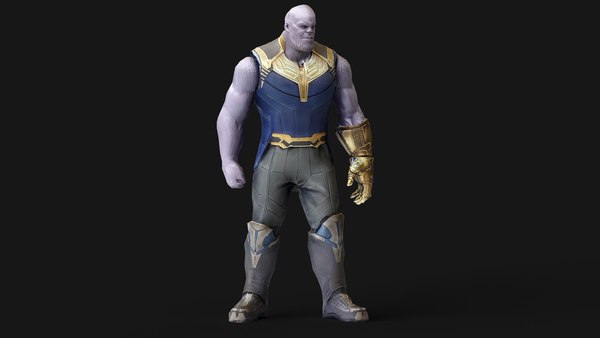 modelo 3d Escaneo de la figura de Thanos - TurboSquid 1730635