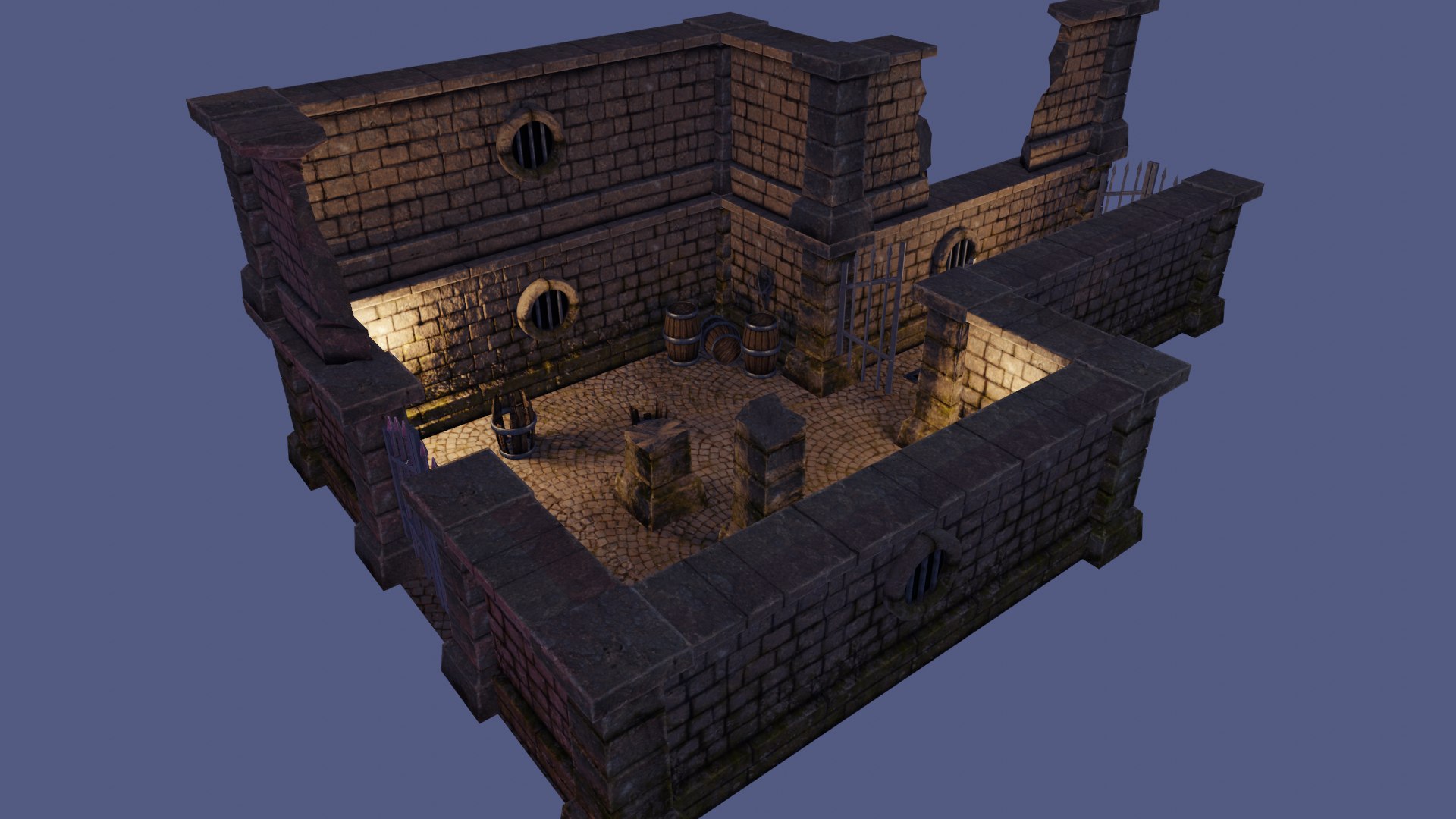 3D Model Modular Dungeon - TurboSquid 1857131