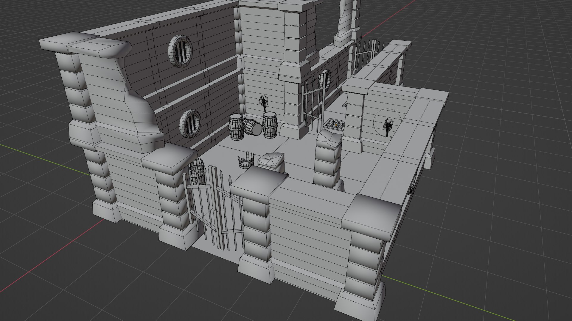 3D Model Modular Dungeon - TurboSquid 1857131