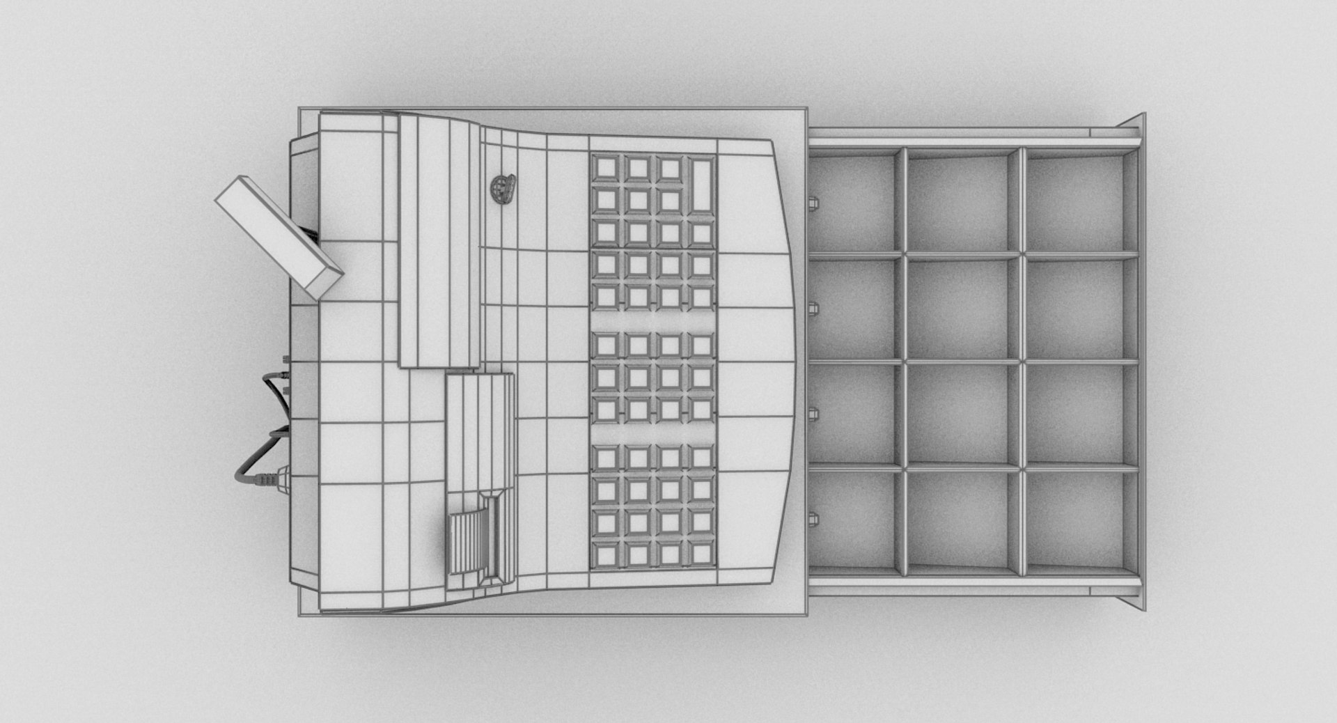 Generic Cash Register 3d Model