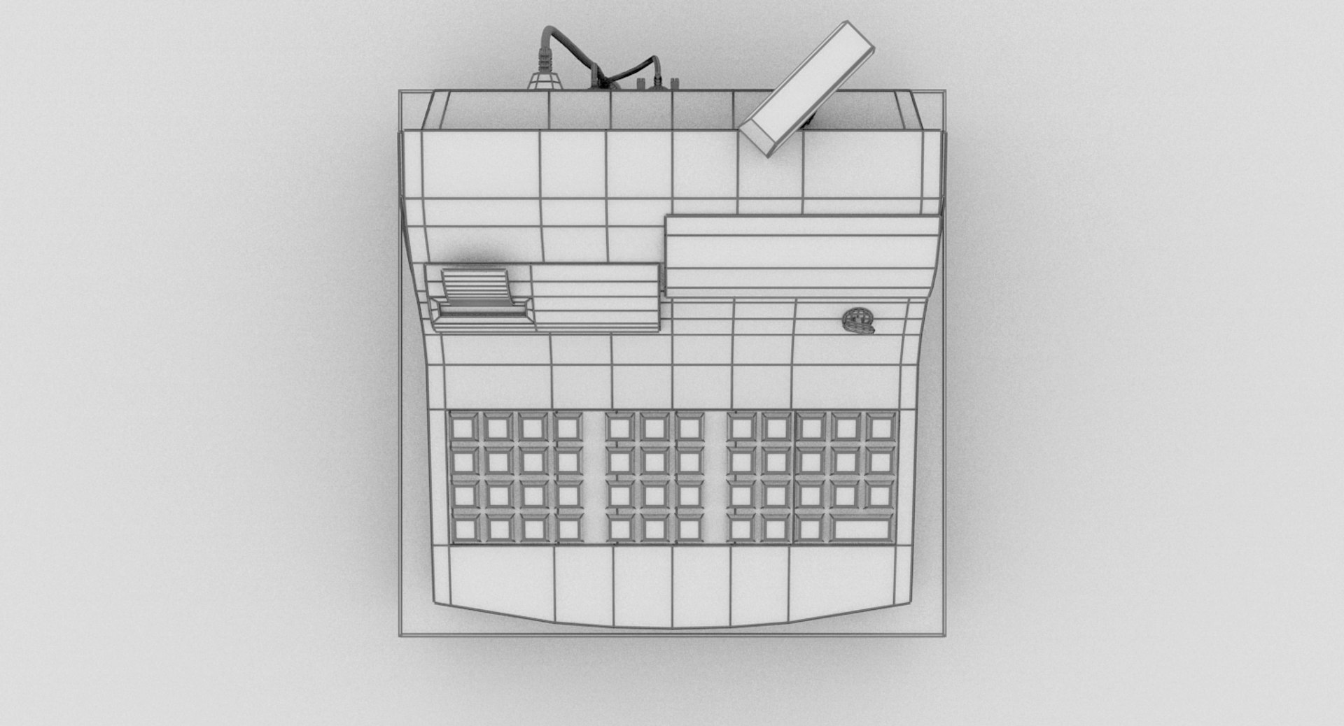 Generic Cash Register 3d Model