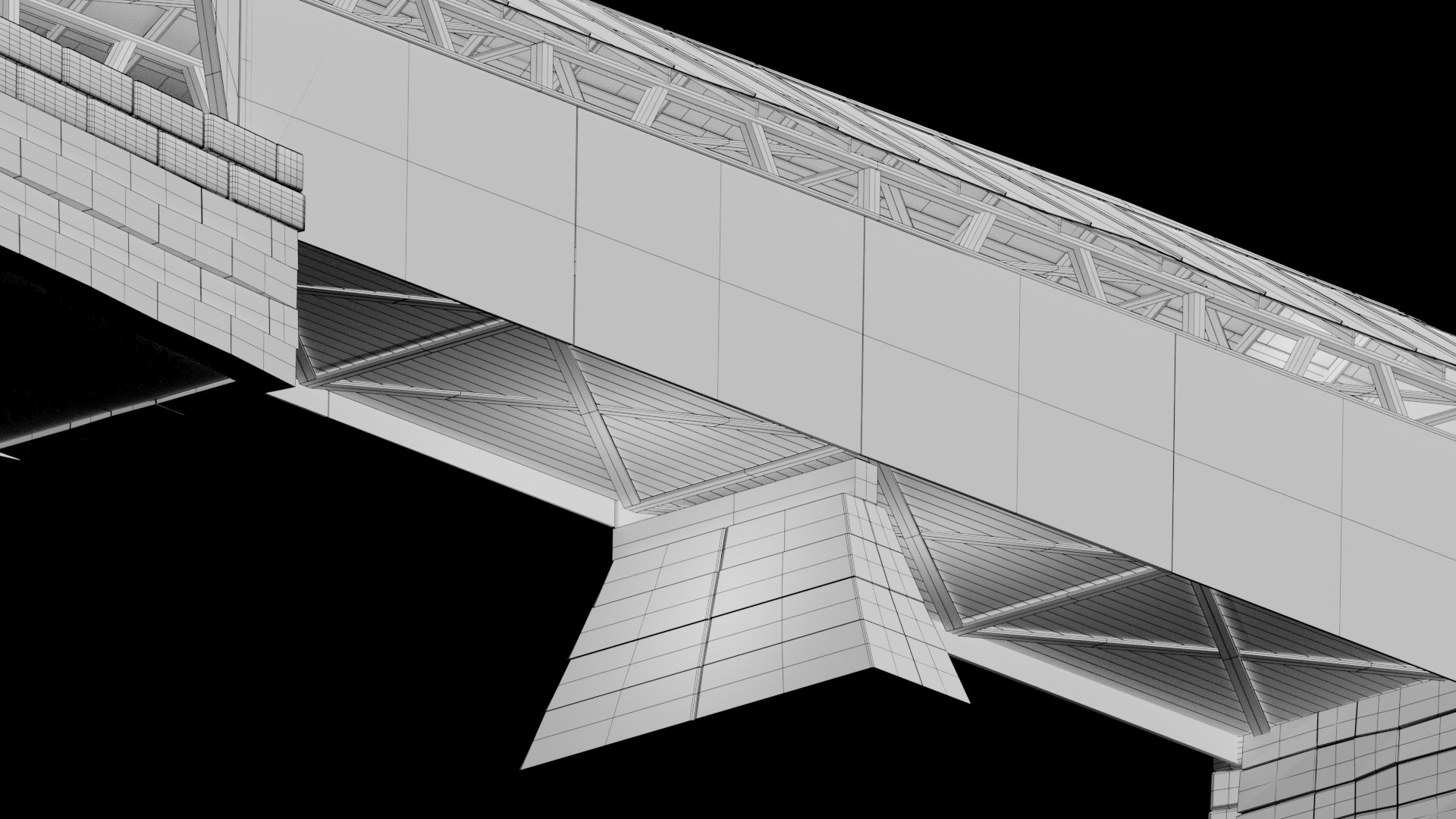 Covered Bridge 3D Model - TurboSquid 1983214