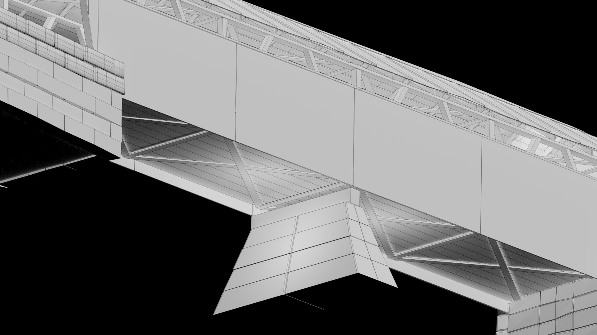 Covered Bridge 3D Model - TurboSquid 1983214