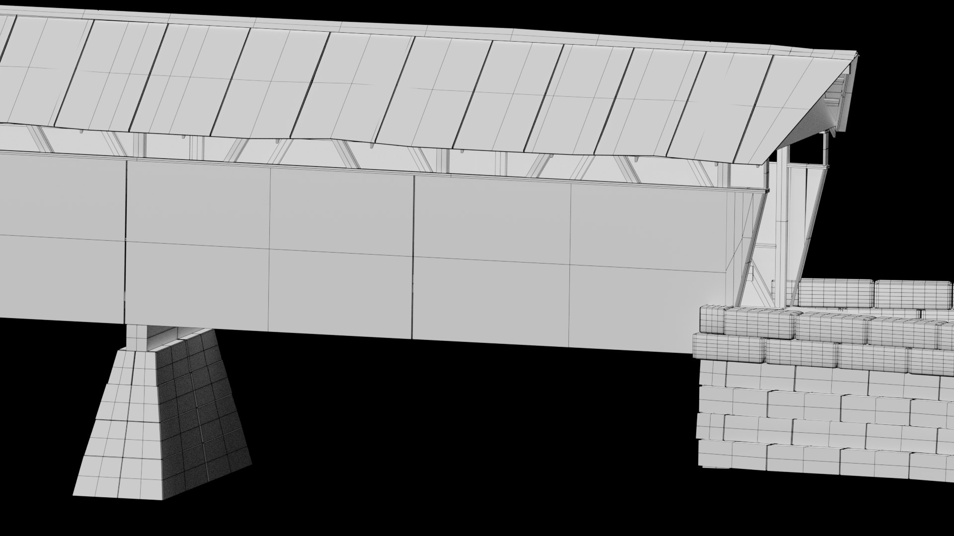 Covered Bridge 3D Model - TurboSquid 1983214