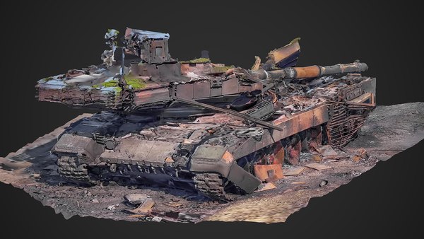 T-90M Destroyed 3D 모델 - TurboSquid 1900892