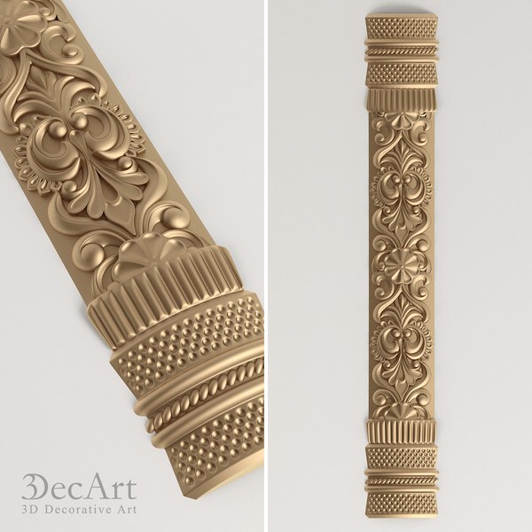 carved border 3d max