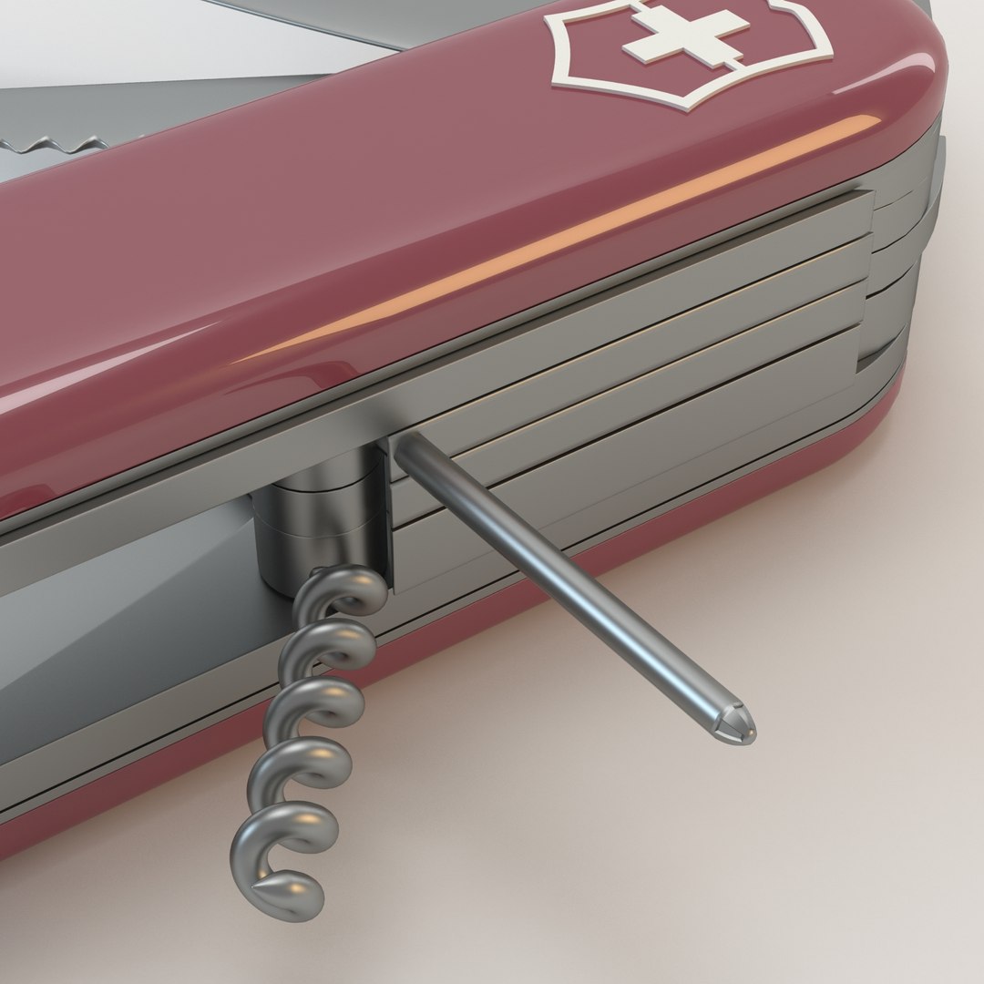 Swiss Army Knife 3d Model