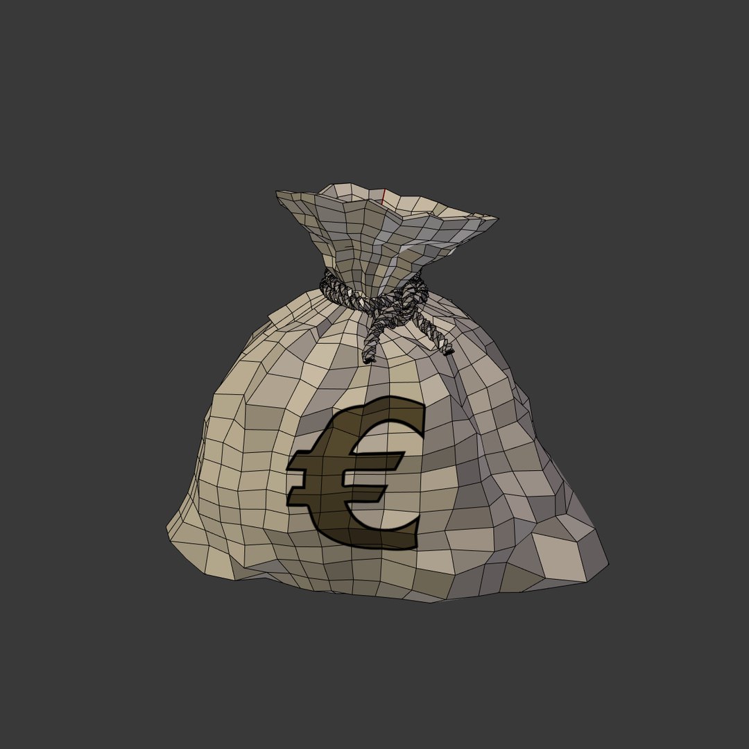 Money Bag 3d Obj