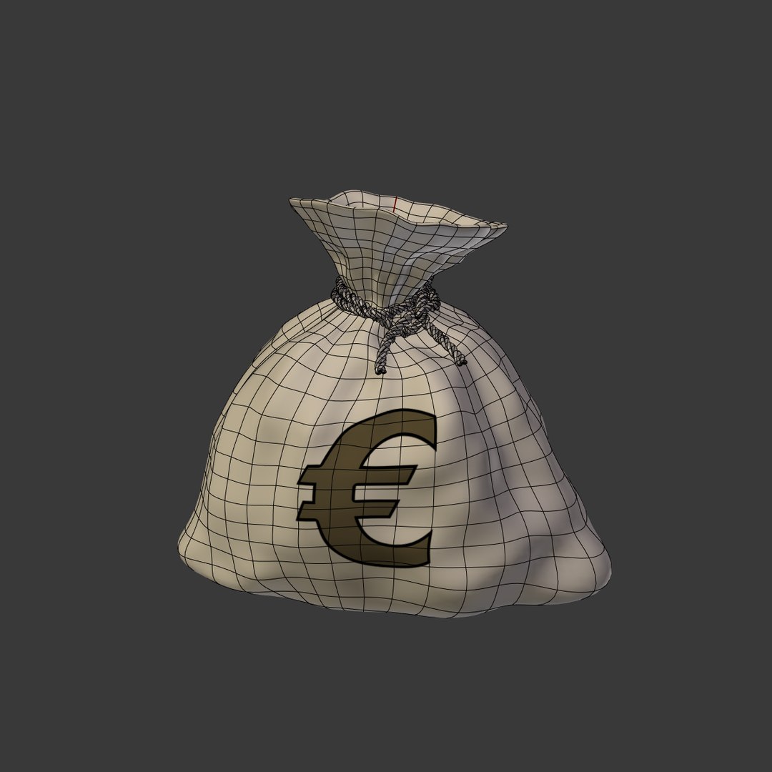 Money Bag 3d Obj