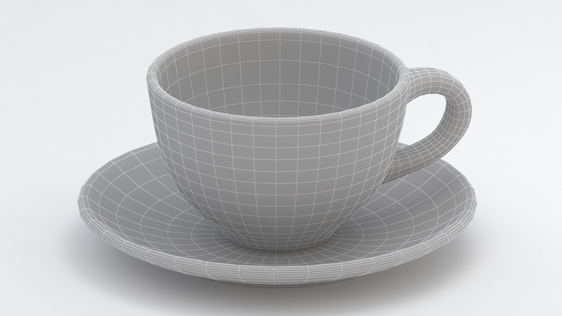 Tea Cup Gold Model - TurboSquid 2345530