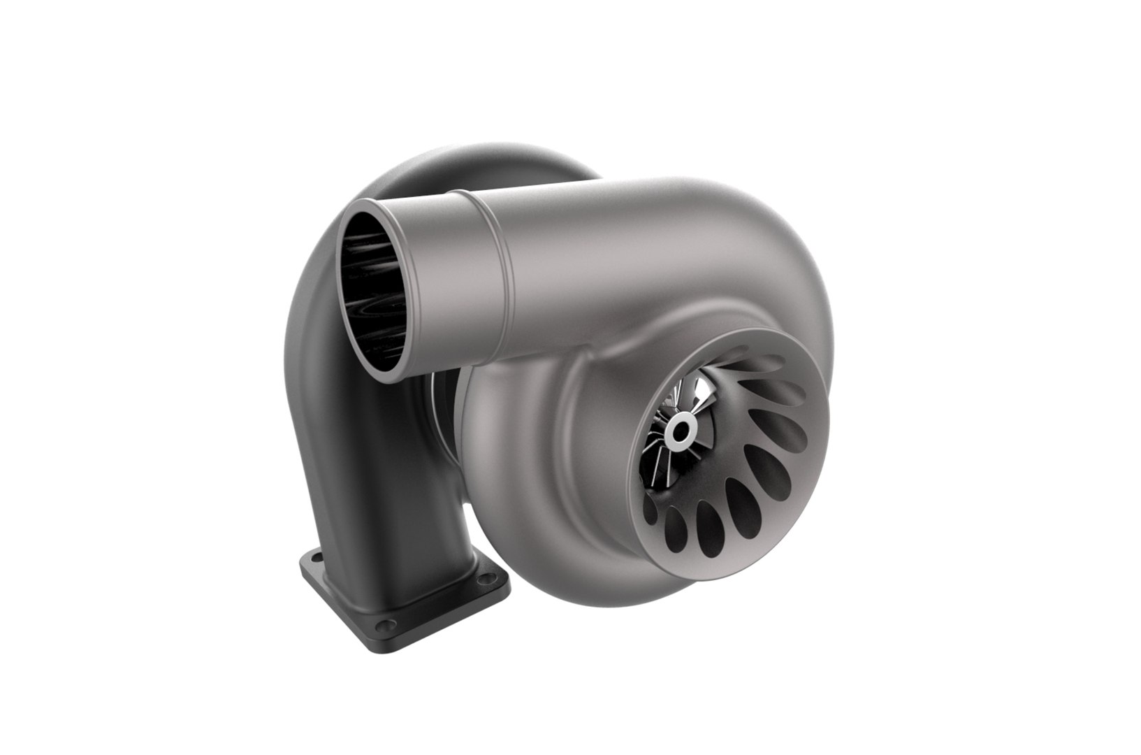 Turbocharger 3D Model - TurboSquid 1880946