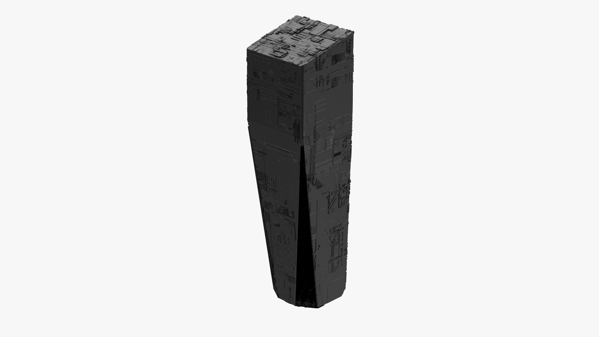 3D Sci-Fi Tower Levitation Model - TurboSquid 2219037