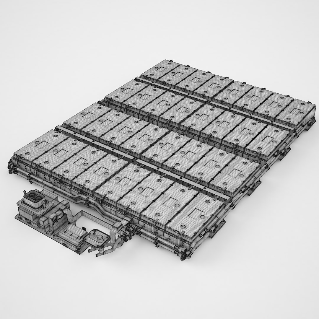 Electric Cars Battery Generic 08 3D Model - TurboSquid 2226823
