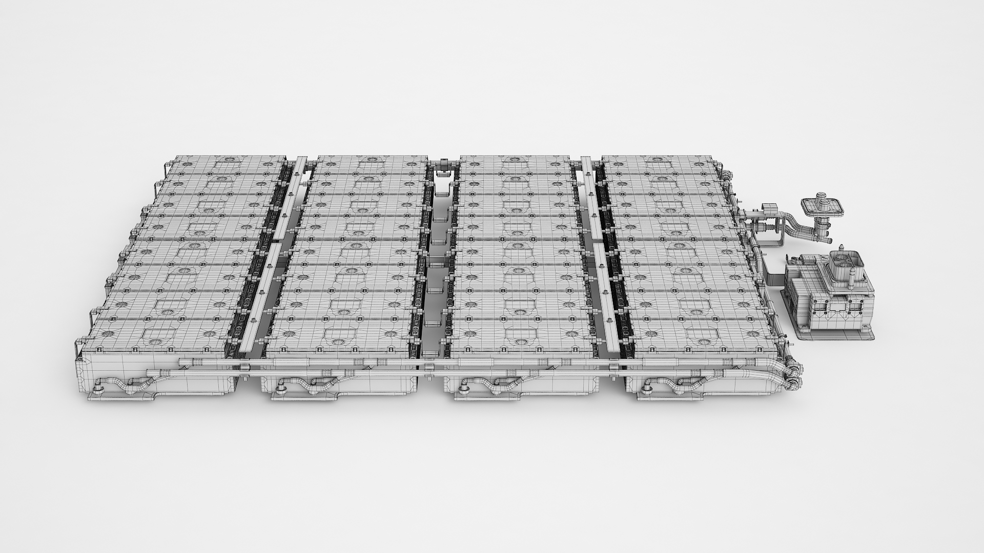 Electric Cars Battery Generic 08 3D Model - TurboSquid 2226823