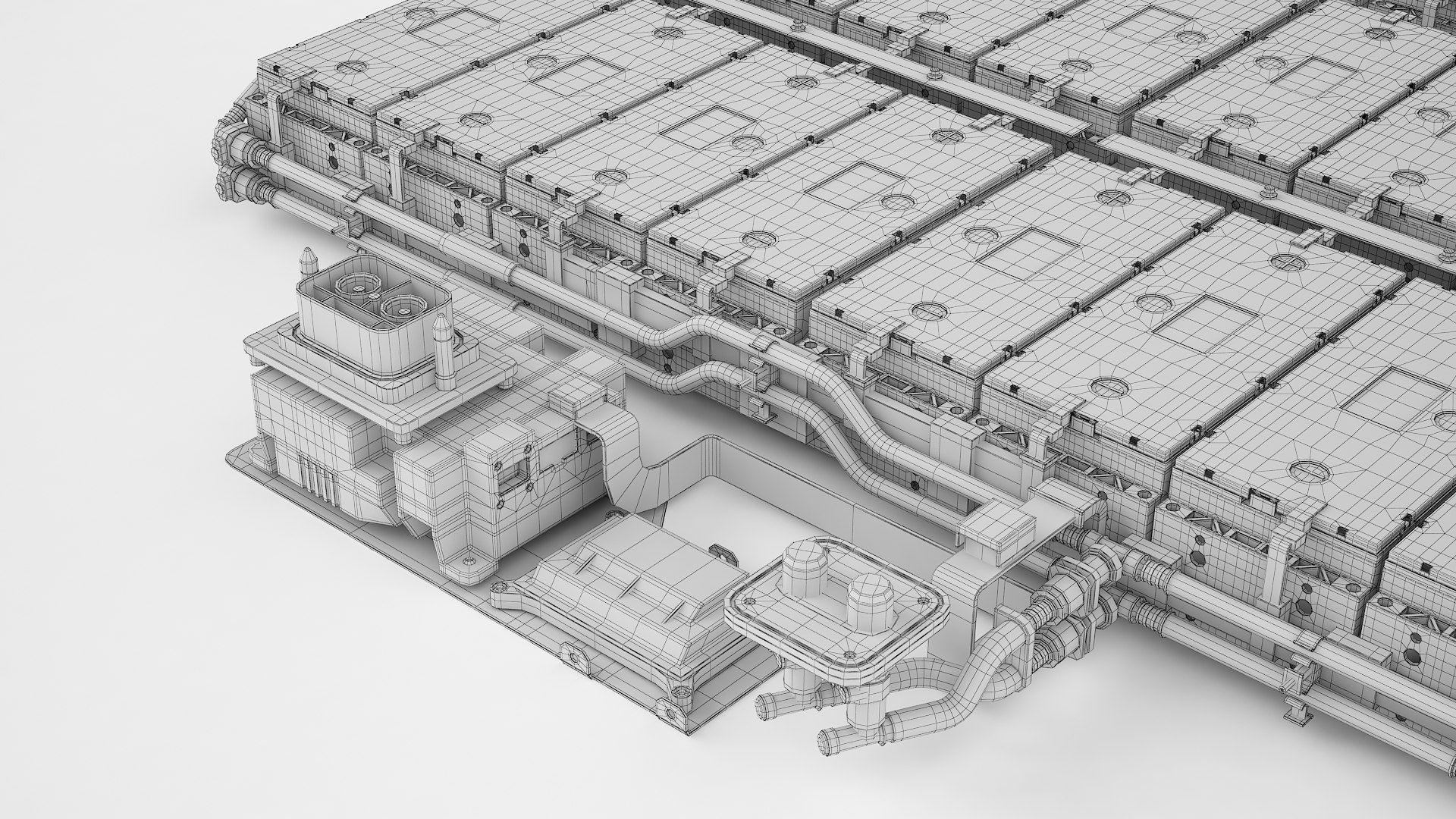 Electric Cars Battery Generic 08 3D Model - TurboSquid 2226823