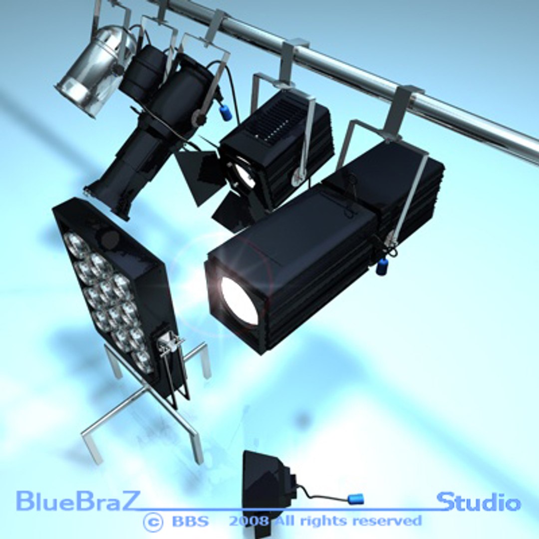 Stage Lights 3d Model
